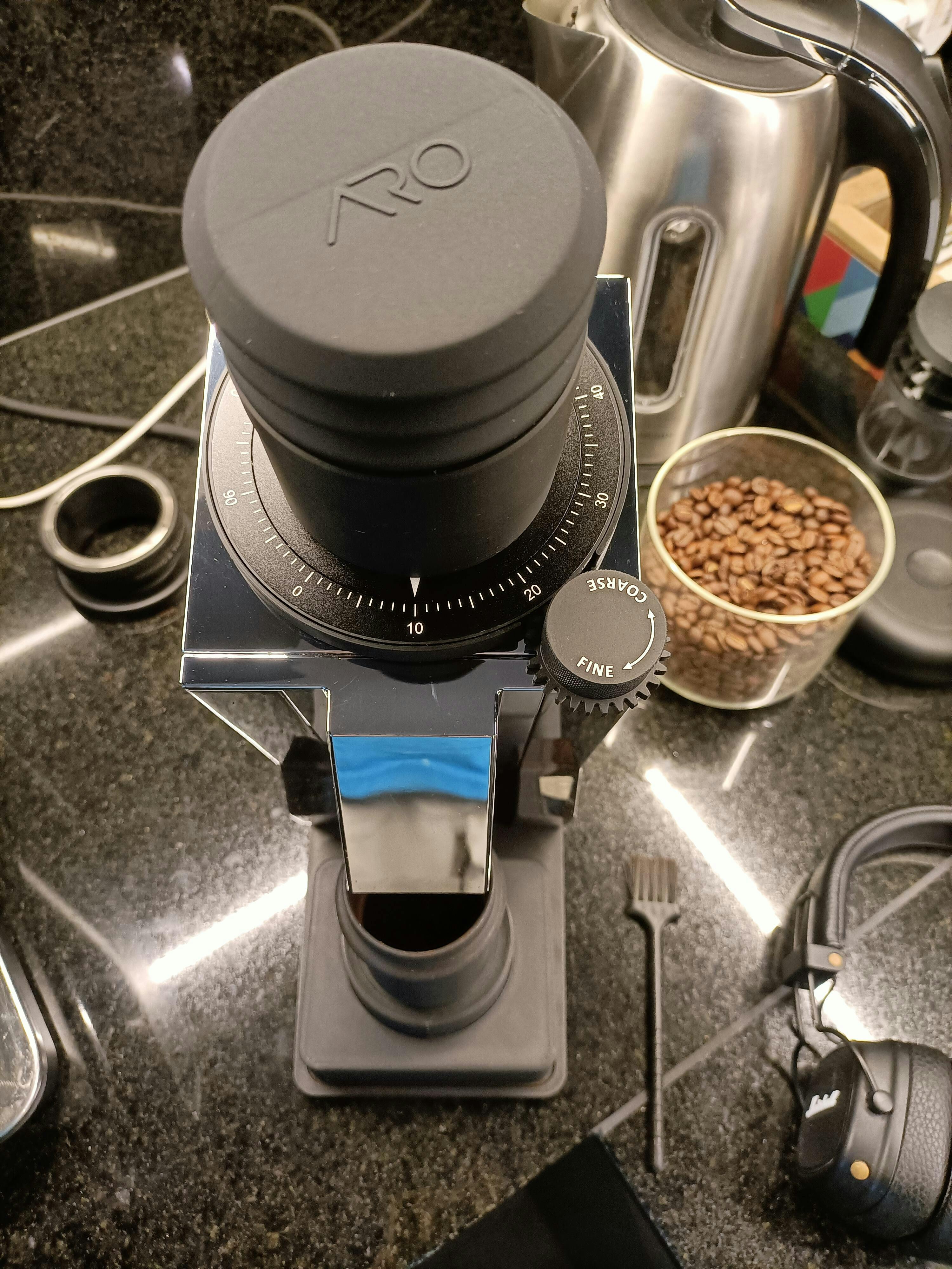 ARO Espresso™ Aluminum Grinder Setting Dial for Eureka Mignon | Solid