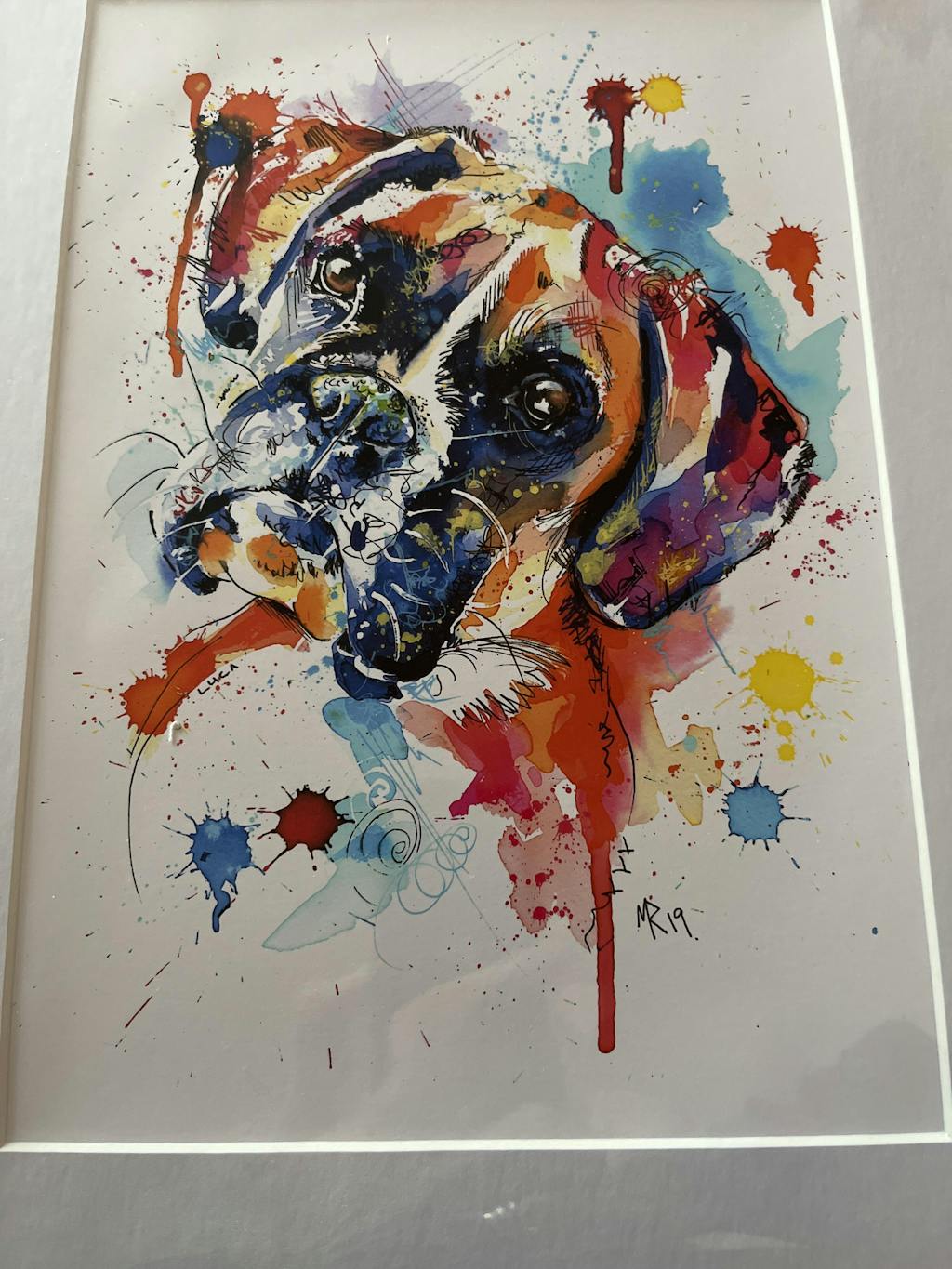 Greyhound Art Print - Greyhound Gift