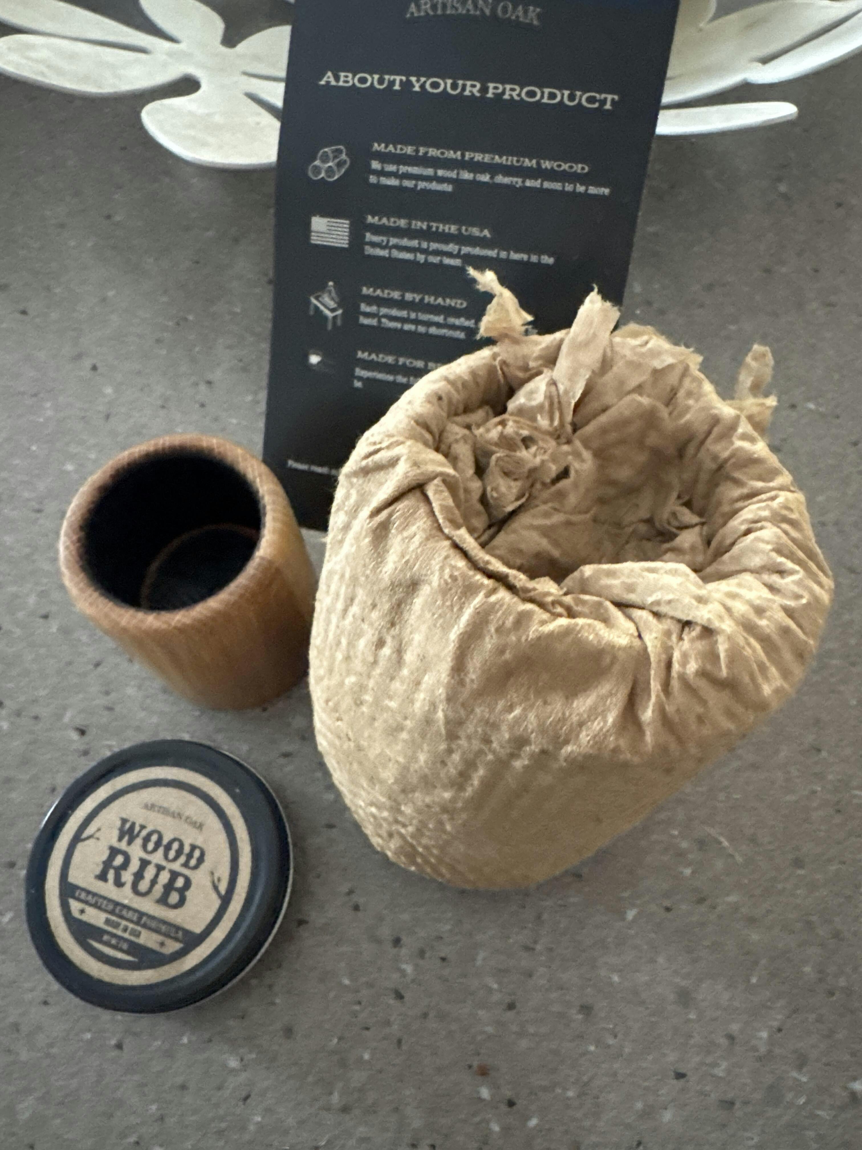 Oak Whiskey Tumbler - Made in the USA – Artisan Oak