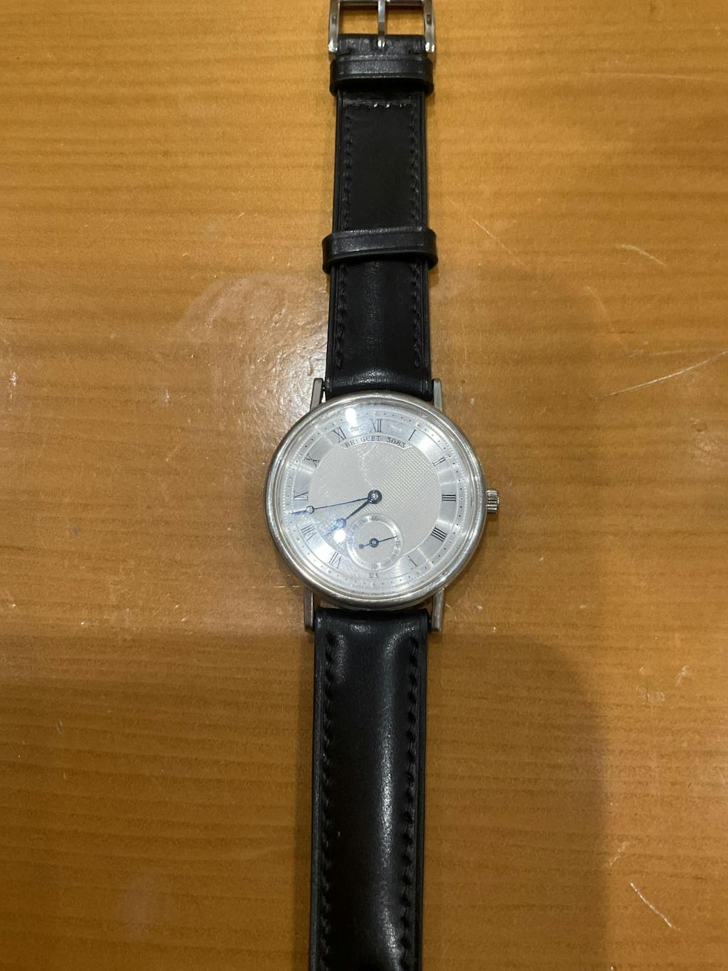 Light Taupe Chèvre Leather Strap