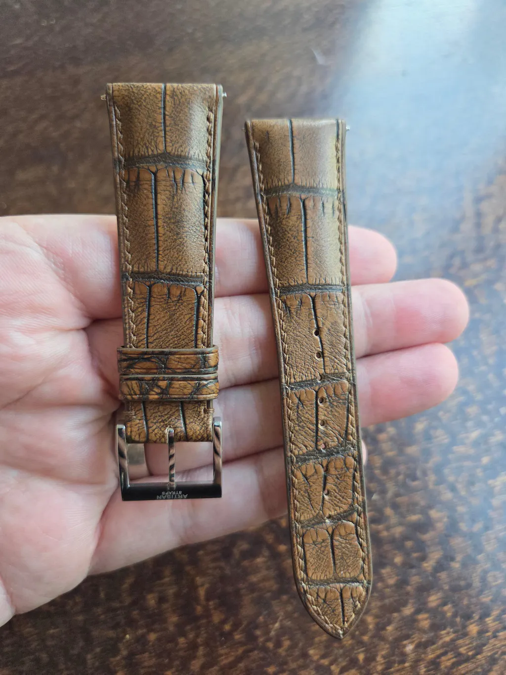 Black Palmer Leather Strap