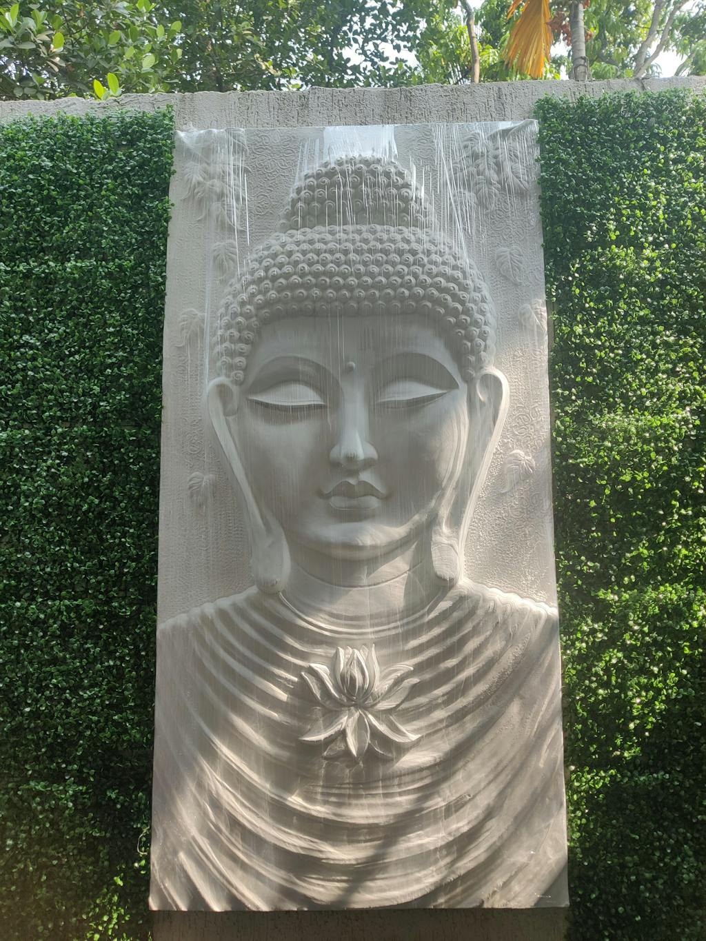 Buy Large size Calm and Peaceful Buddha 3D Relief Mural Online - Artociti