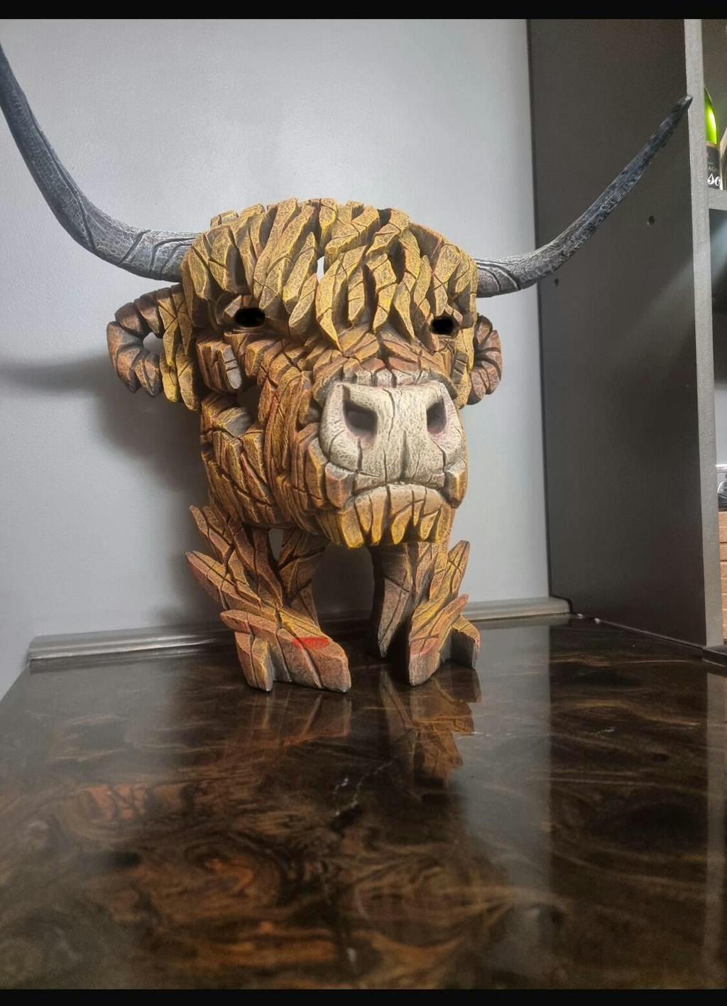 Highland Cow Bust from Edge Sculpture by Matt Buckley – Artworx Gallery