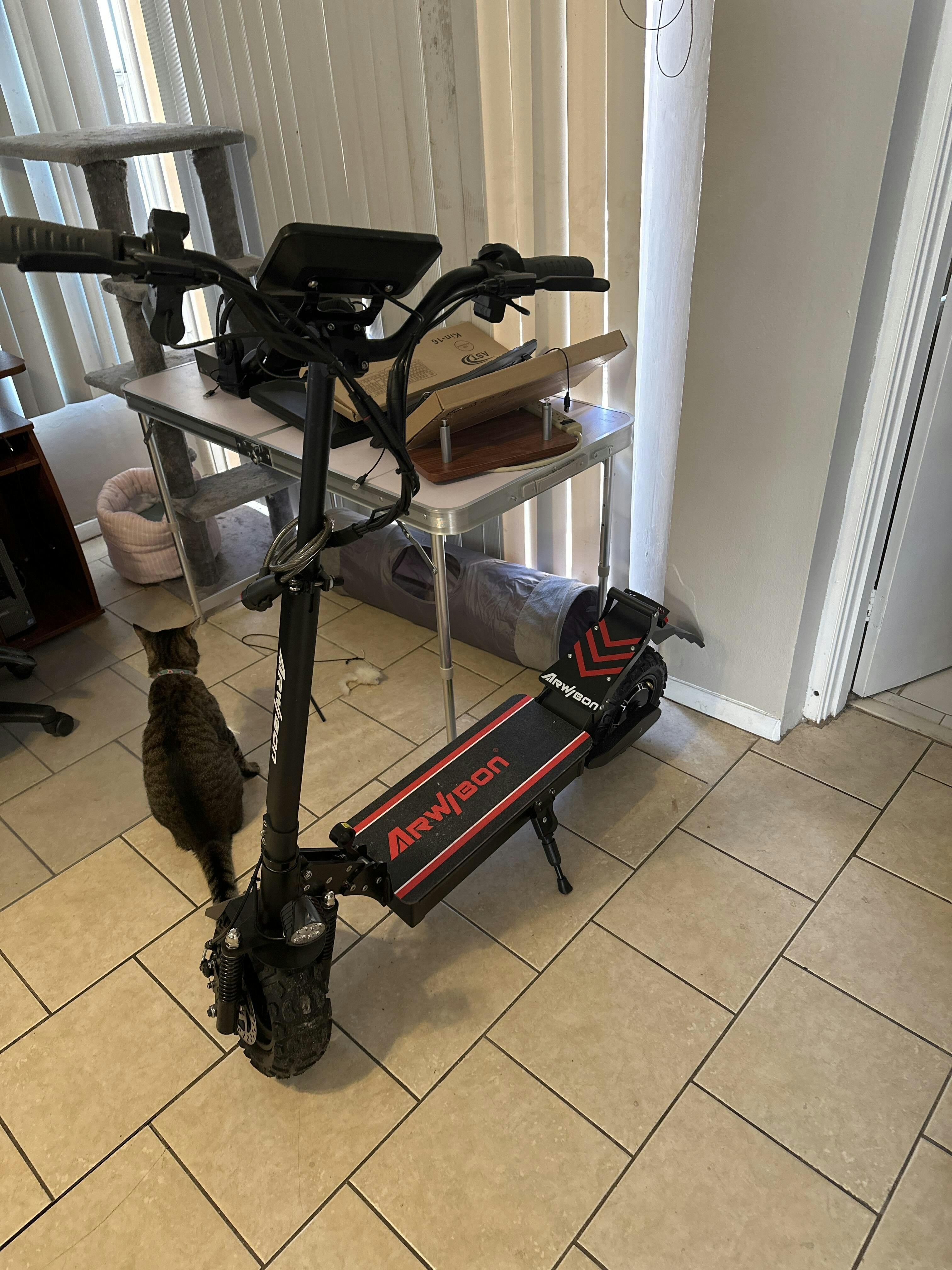 Arwibon Q30 Electric Scooter for Adults - 2500W Motor, 48V/16AH, 440 L