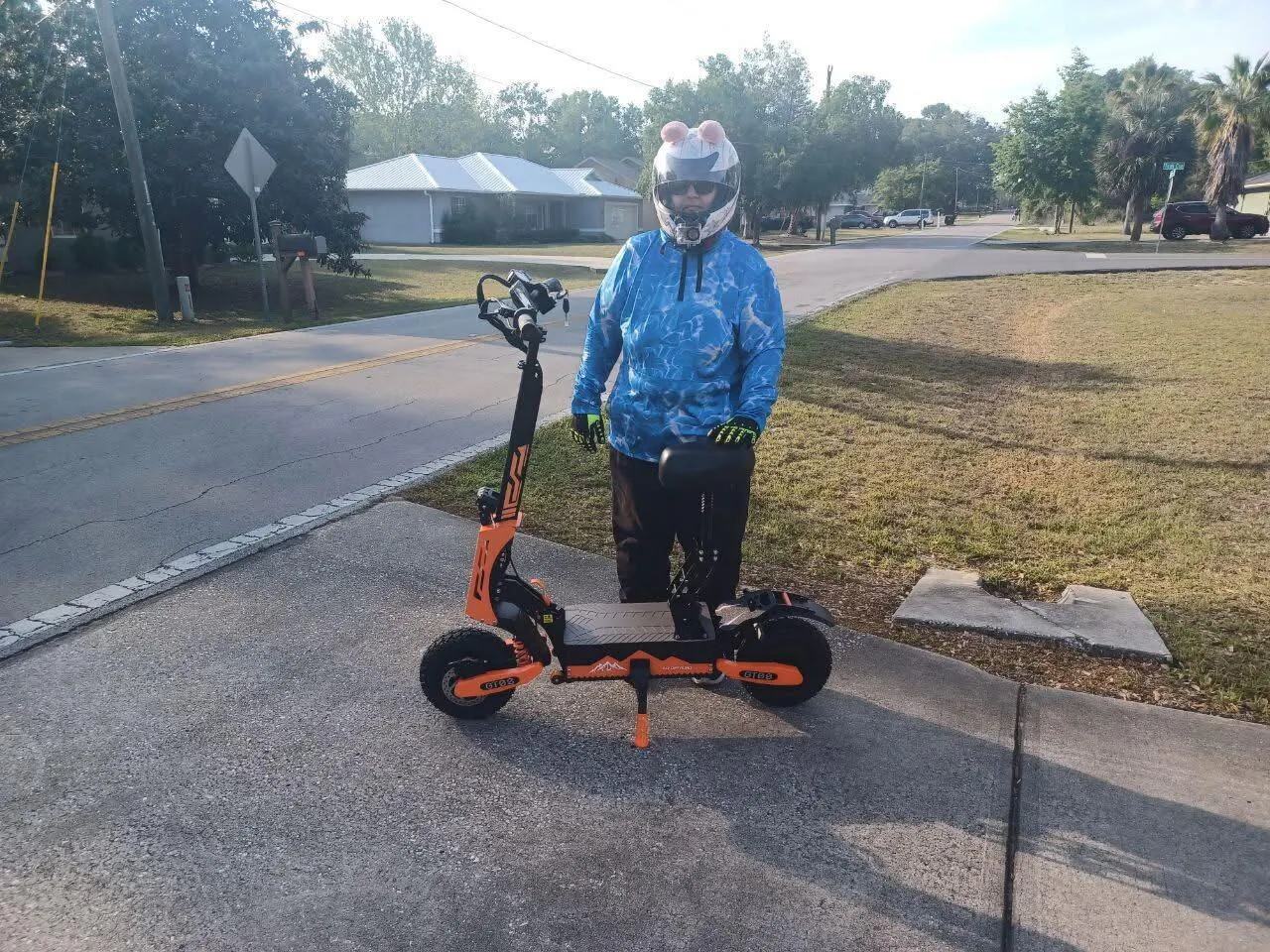 Arwibon GT08 Electric Scooter with double motors 2800W*2；60V/27Ah