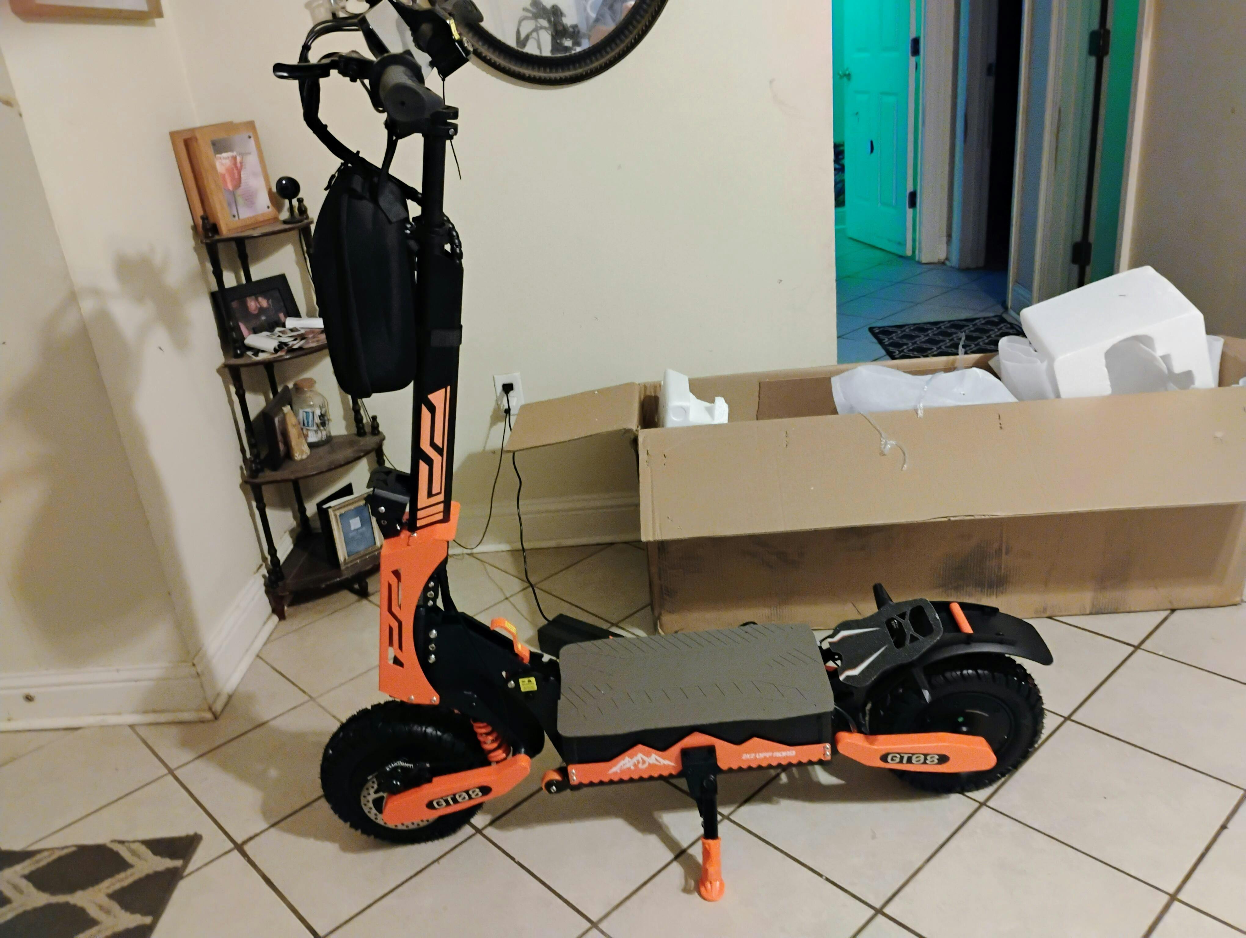 Arwibon GT08 Electric Scooter with double motors 2800W*2；60V/27Ah
