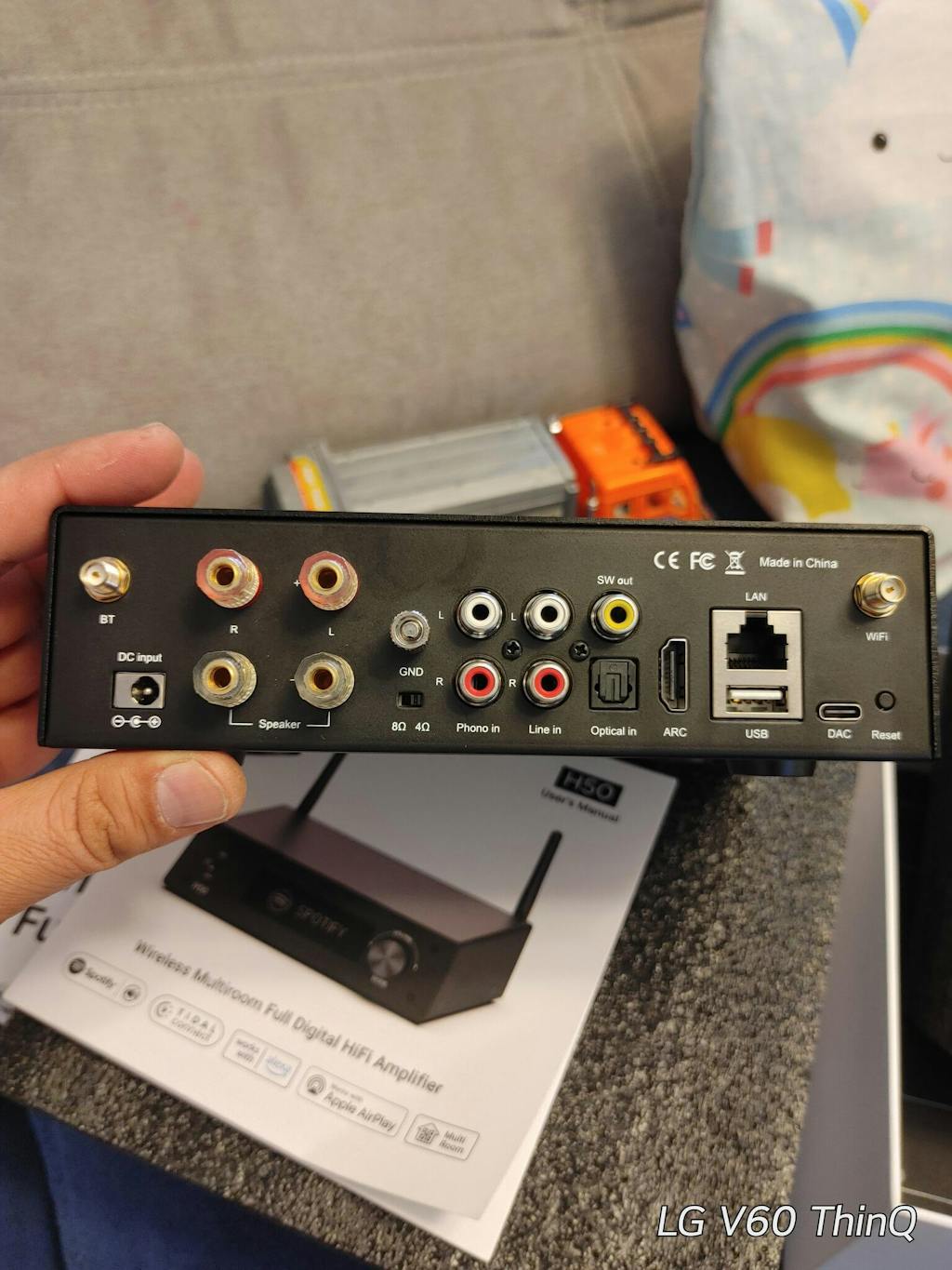 Arylic® H50 Wireless Airplay 2 Amplifier & Alexa Amplifier