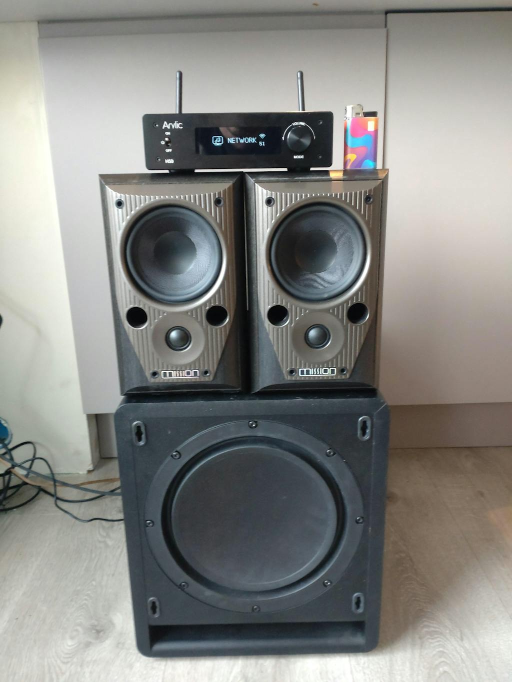 Arylic® H50 Wireless Airplay 2 Amplifier & Alexa Amplifier