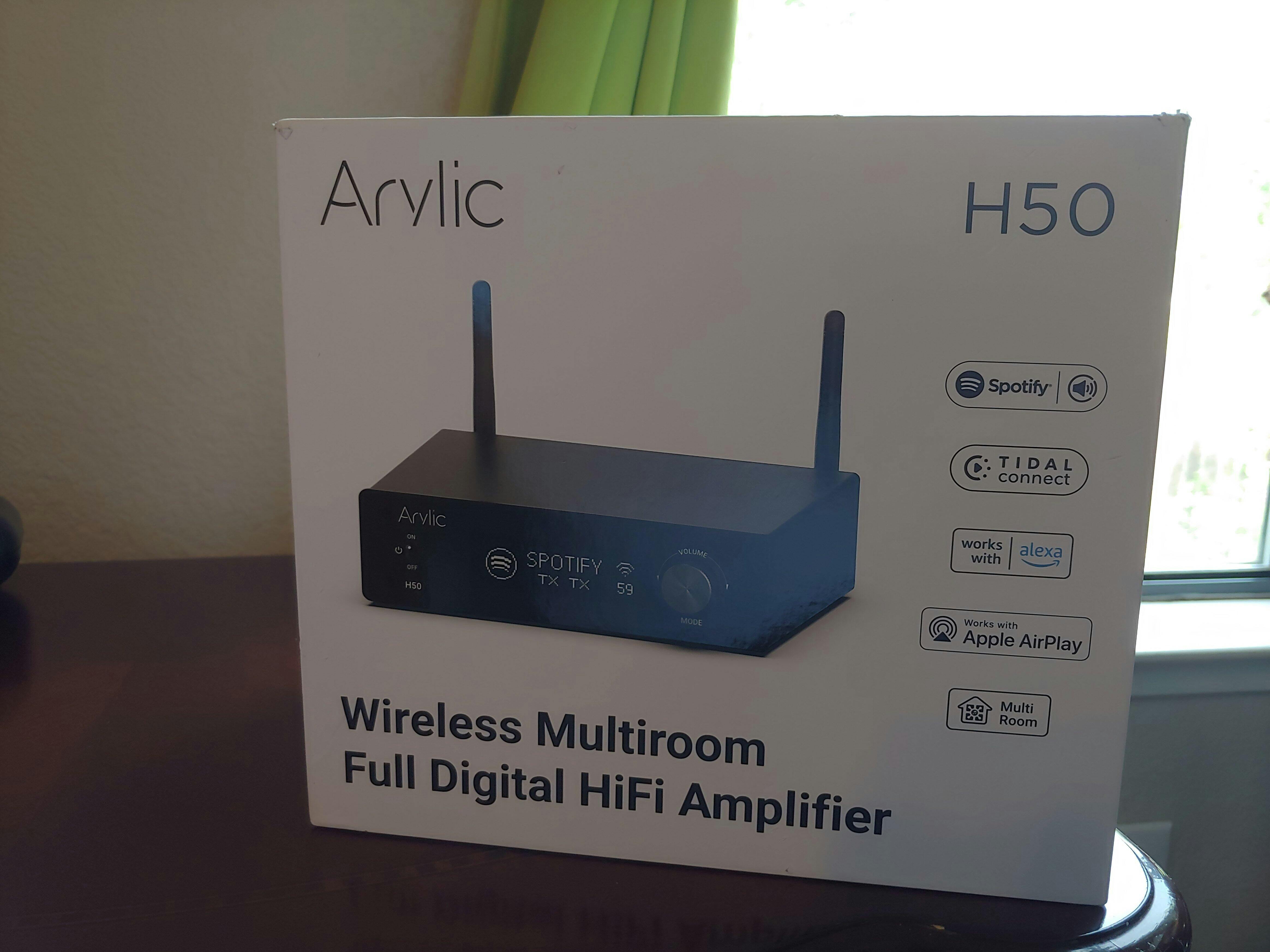 Arylic® H50 Wireless Airplay 2 Amplifier & Alexa Amplifier