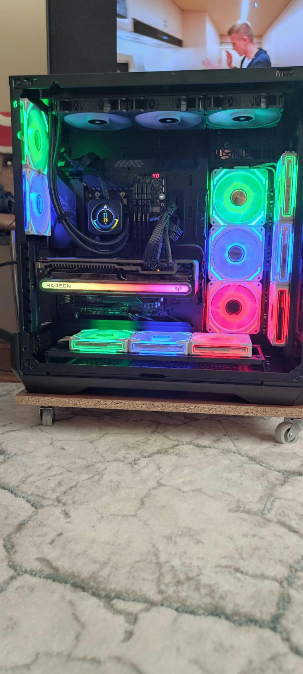 COSMIQ RGB 120mm Daisy Chain PWM Fan (3-Pack)