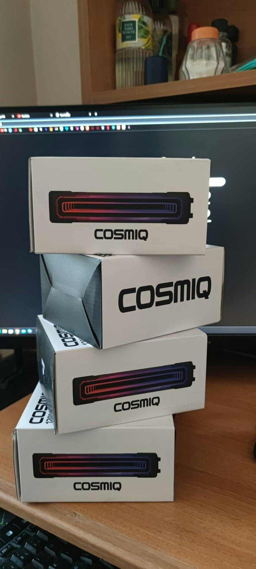 COSMIQ RGB 120mm Daisy Chain PWM Fan (3-Pack)