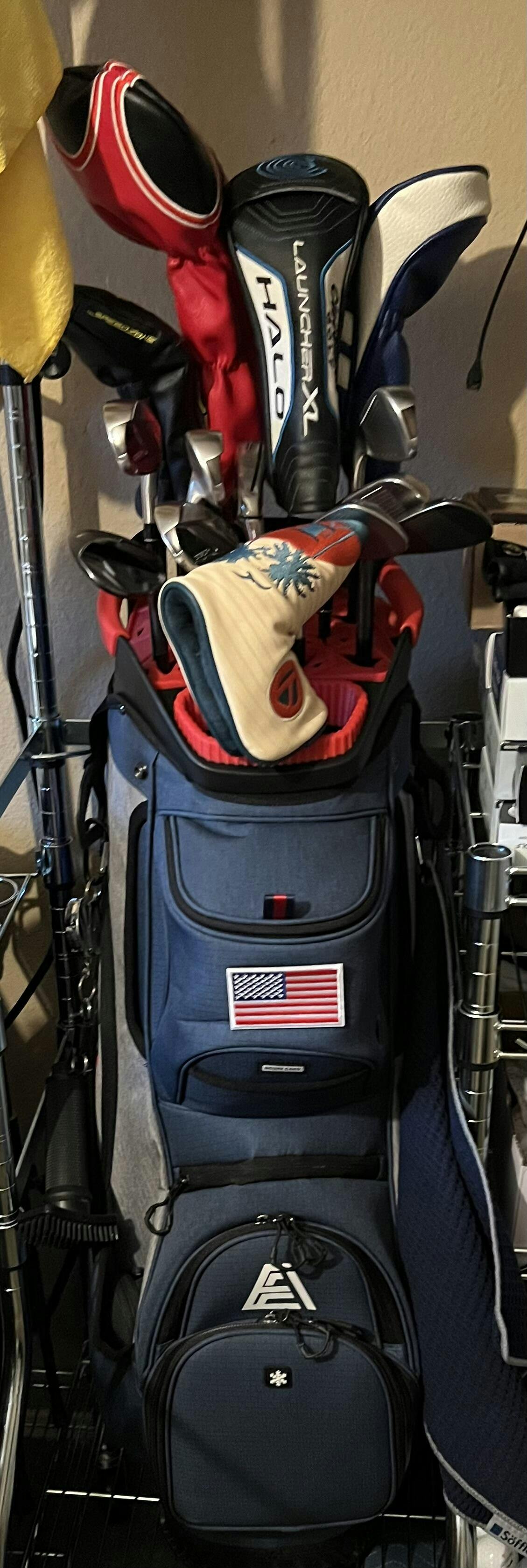 Ask Echo T-LOCK 2.0 14 Way Organizer Dividers Golf Soundless Cart Bag