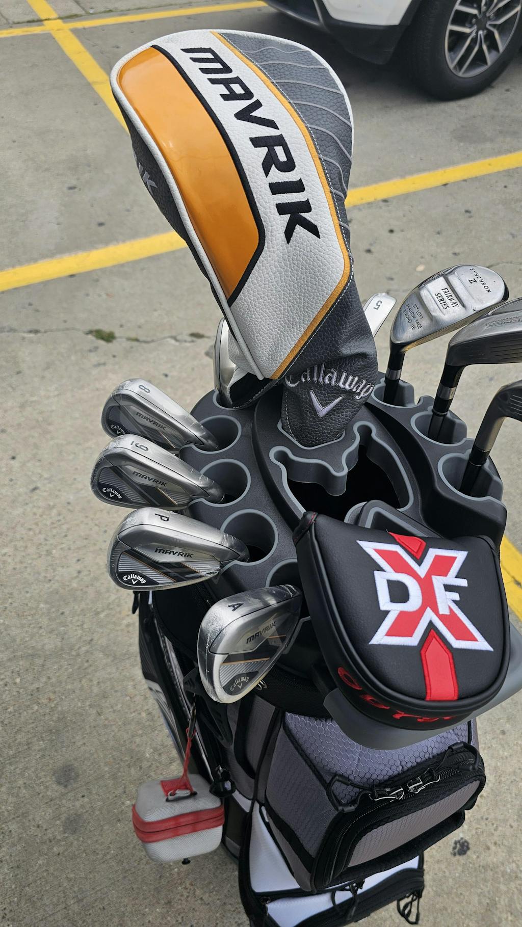 Ask Echo T-LOCK 2.0 14 Way Organizer Dividers Golf Soundless Cart Bag