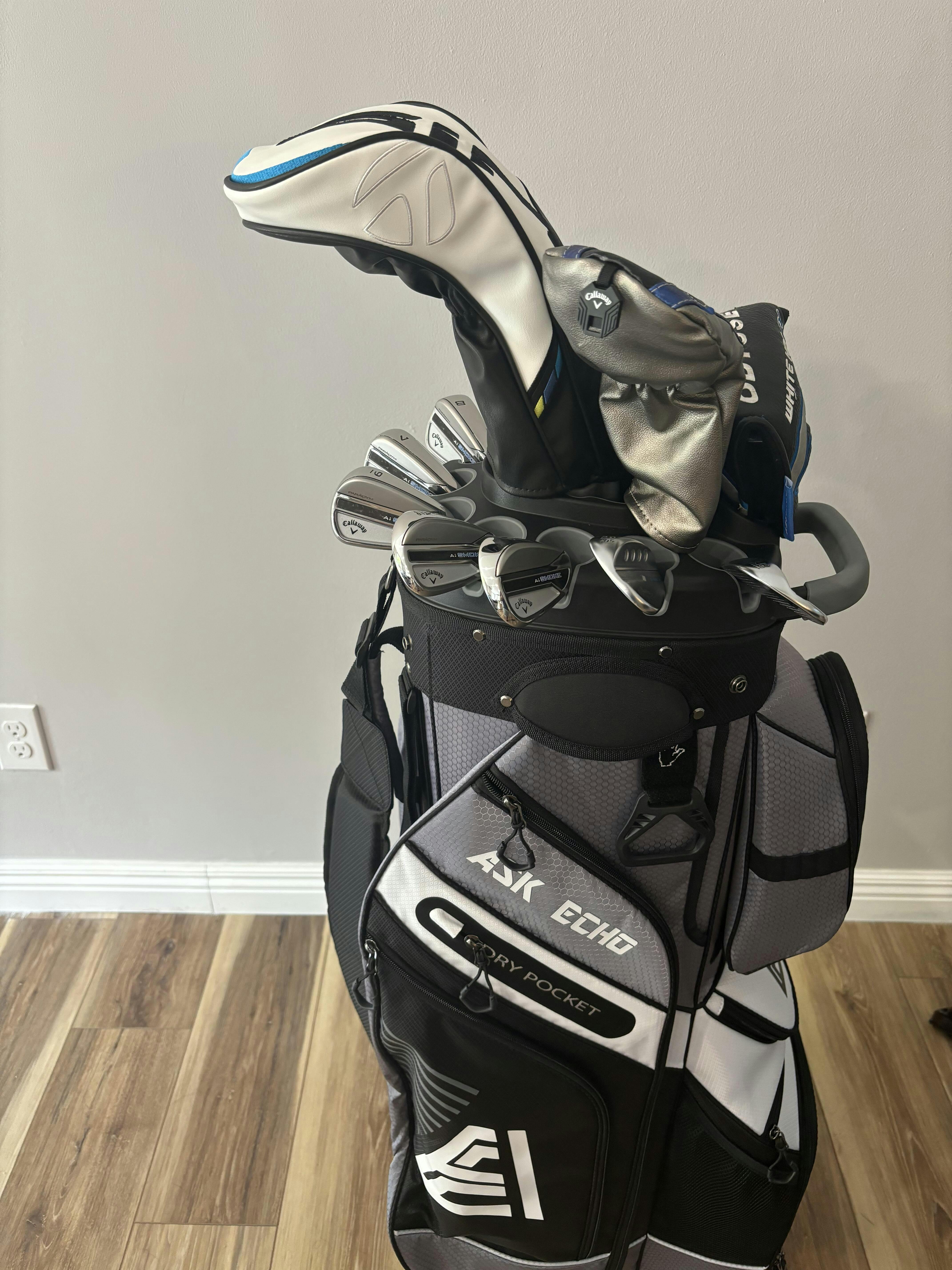 Ask Echo T-LOCK 2.0 14 Way Organizer Dividers Golf Soundless Cart Bag