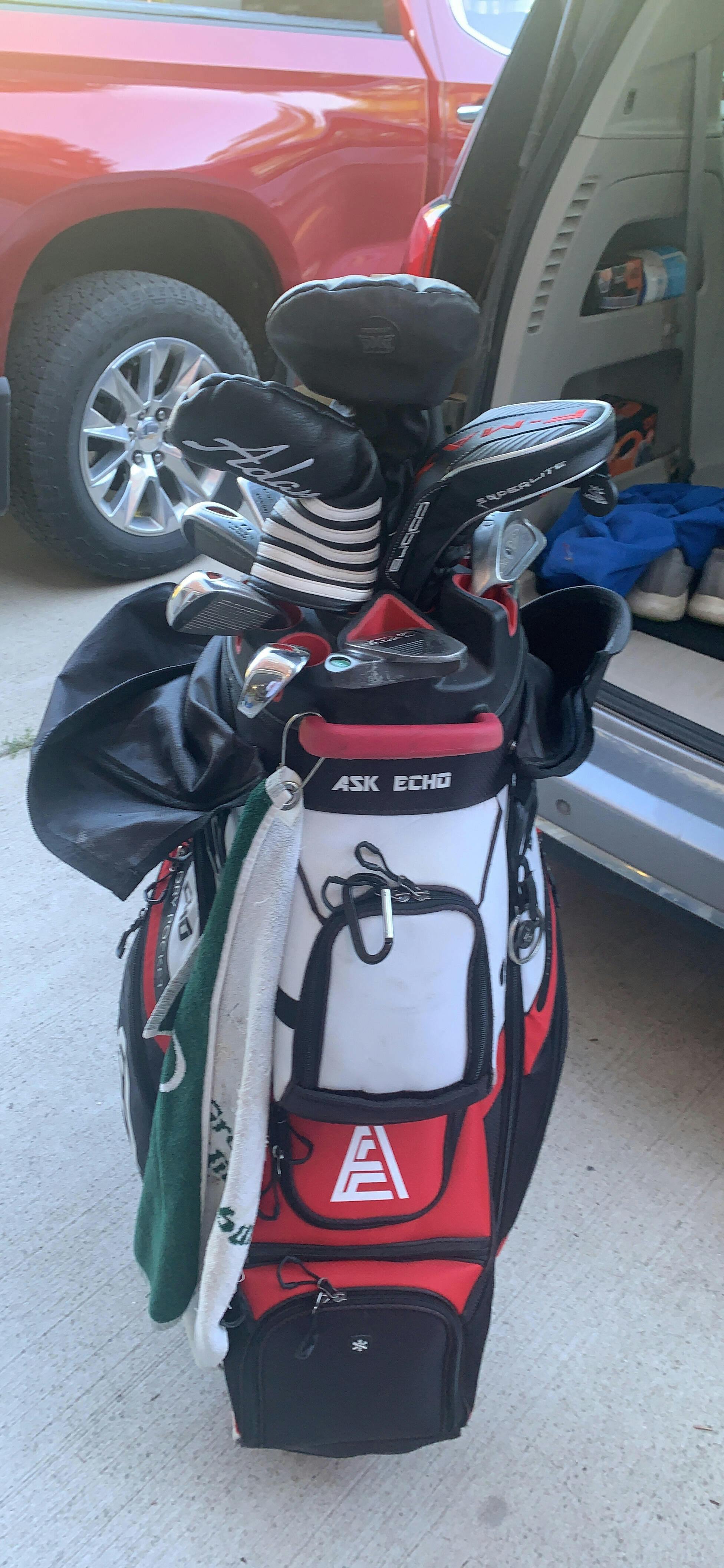 Ask Echo T-LOCK 2.0 14 Way Organizer Dividers Golf Soundless Cart Bag