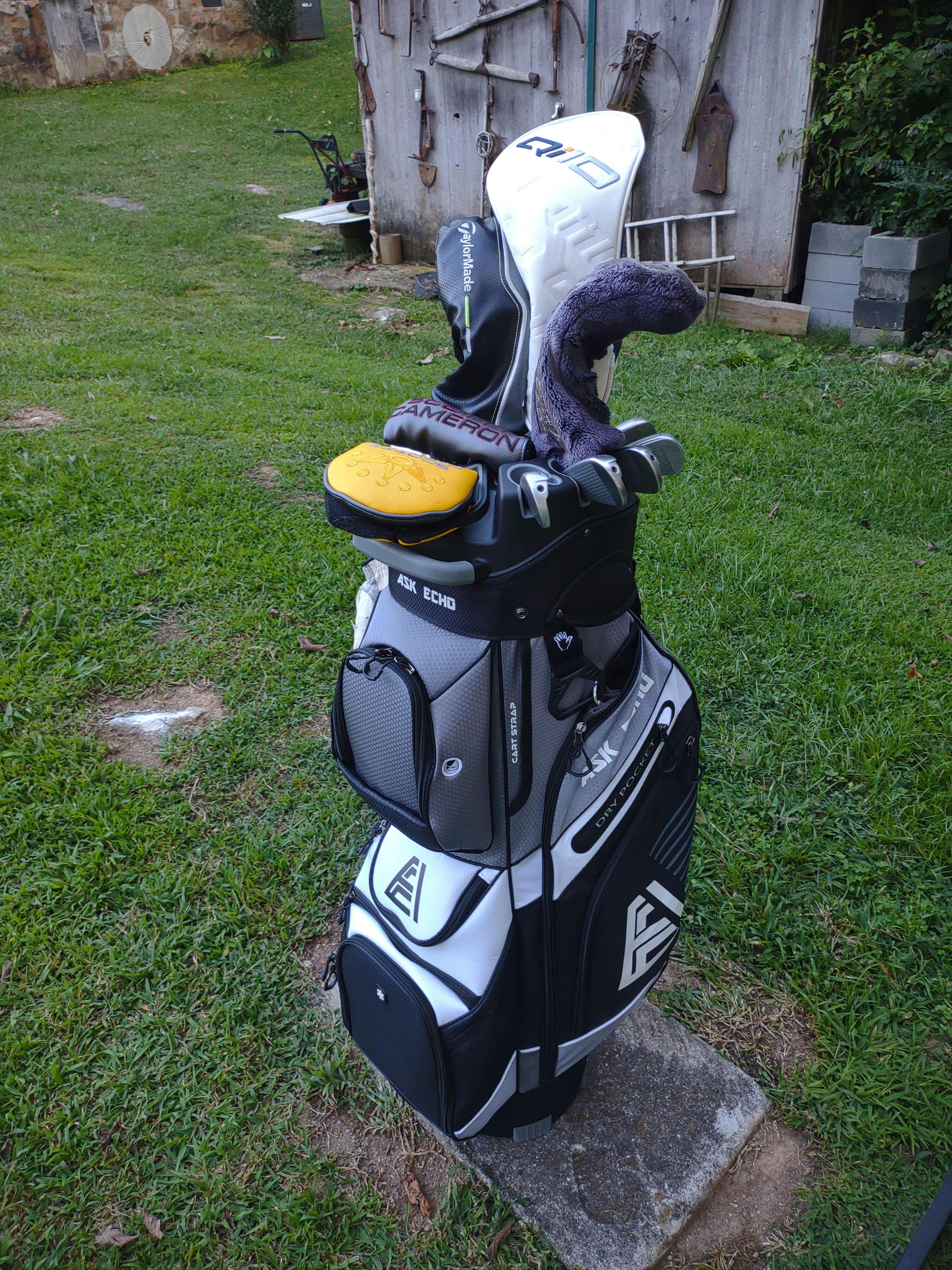 Ask Echo T-LOCK 2.0 14 Way Organizer Dividers Golf Soundless Cart Bag