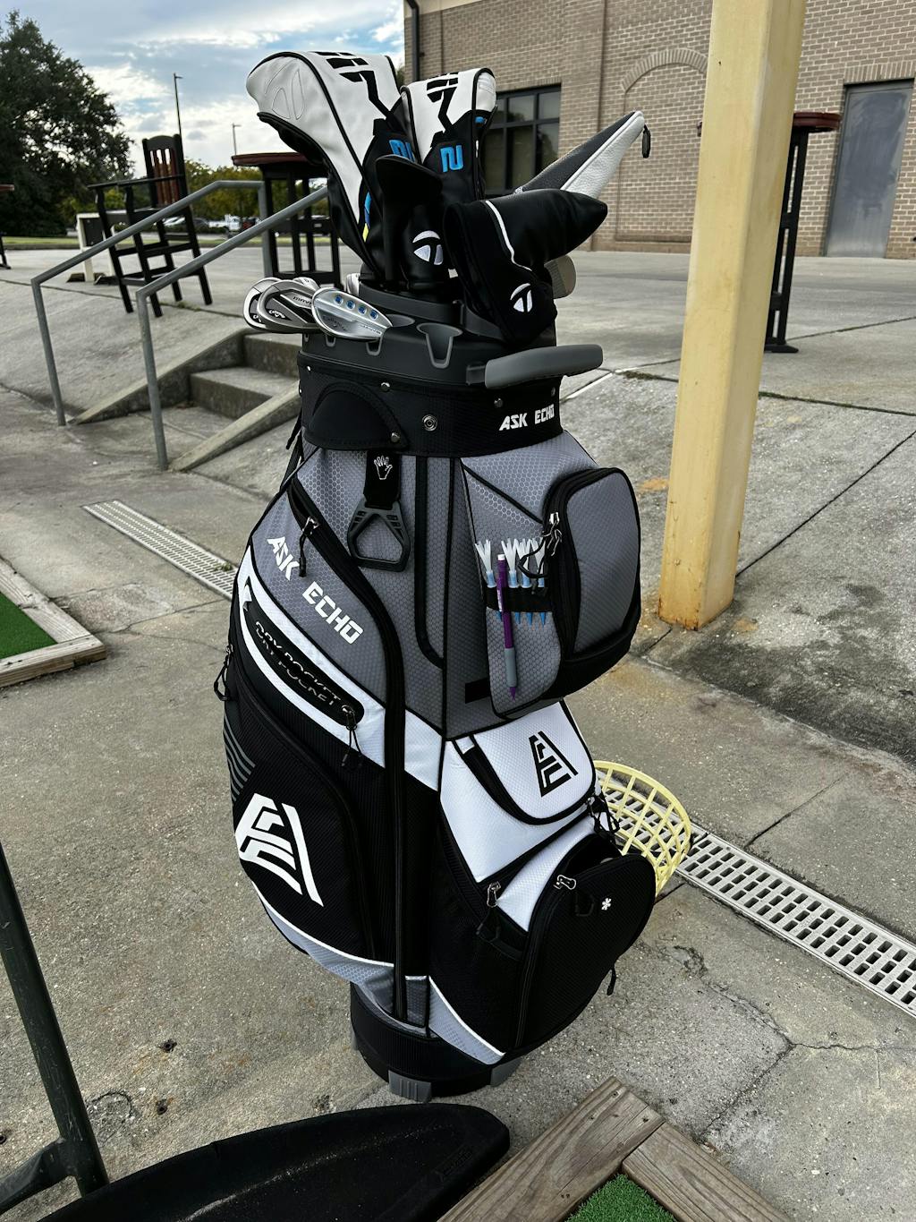 Ask Echo T-LOCK 2.0 14 Way Organizer Dividers Golf Soundless Cart Bag