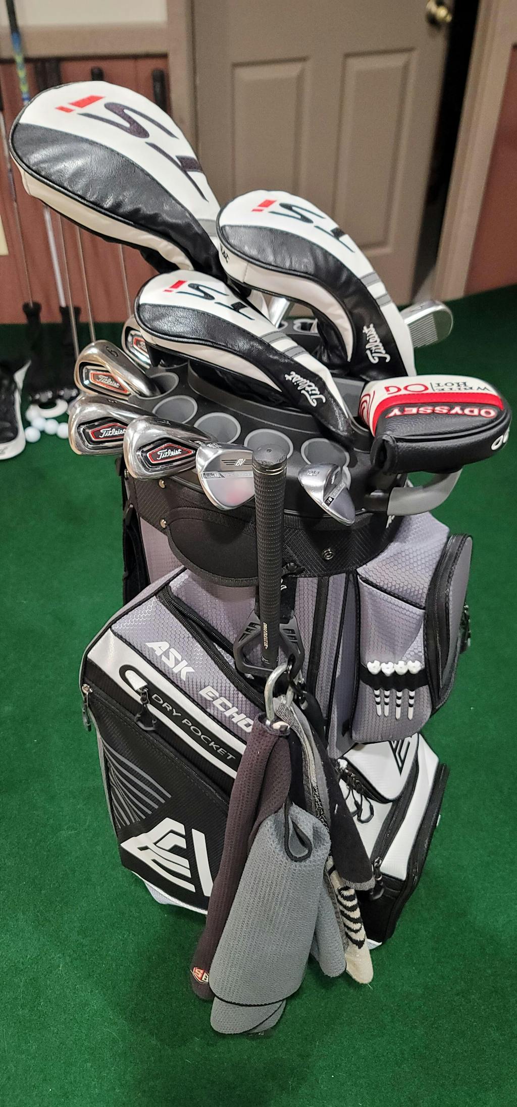 Ask Echo T-LOCK 2.0 14 Way Organizer Dividers Golf Soundless Cart Bag