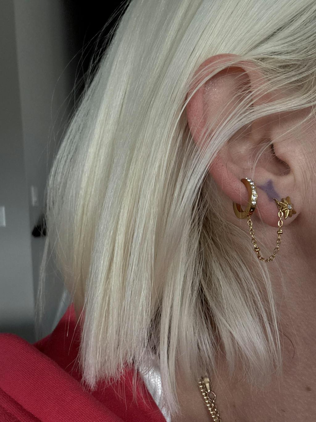 (Same as LPC73650S) Cuban Chain Buckle Style, Steel Color