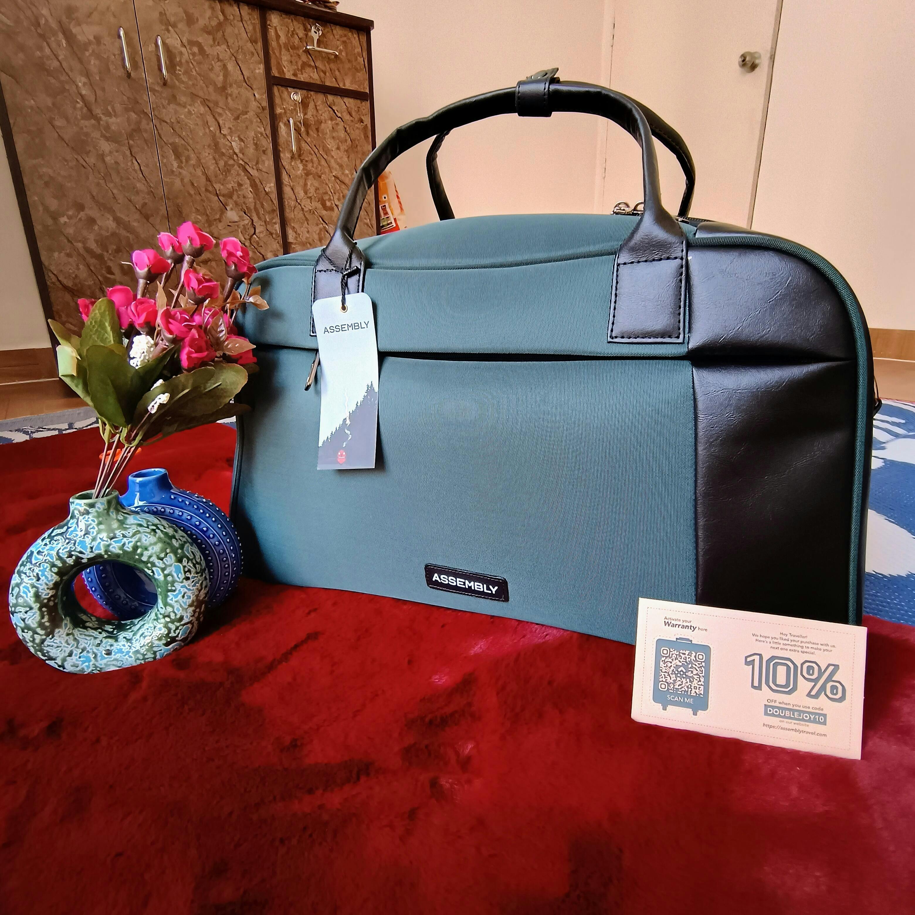 Verve | Green | Premium Duffle Bag