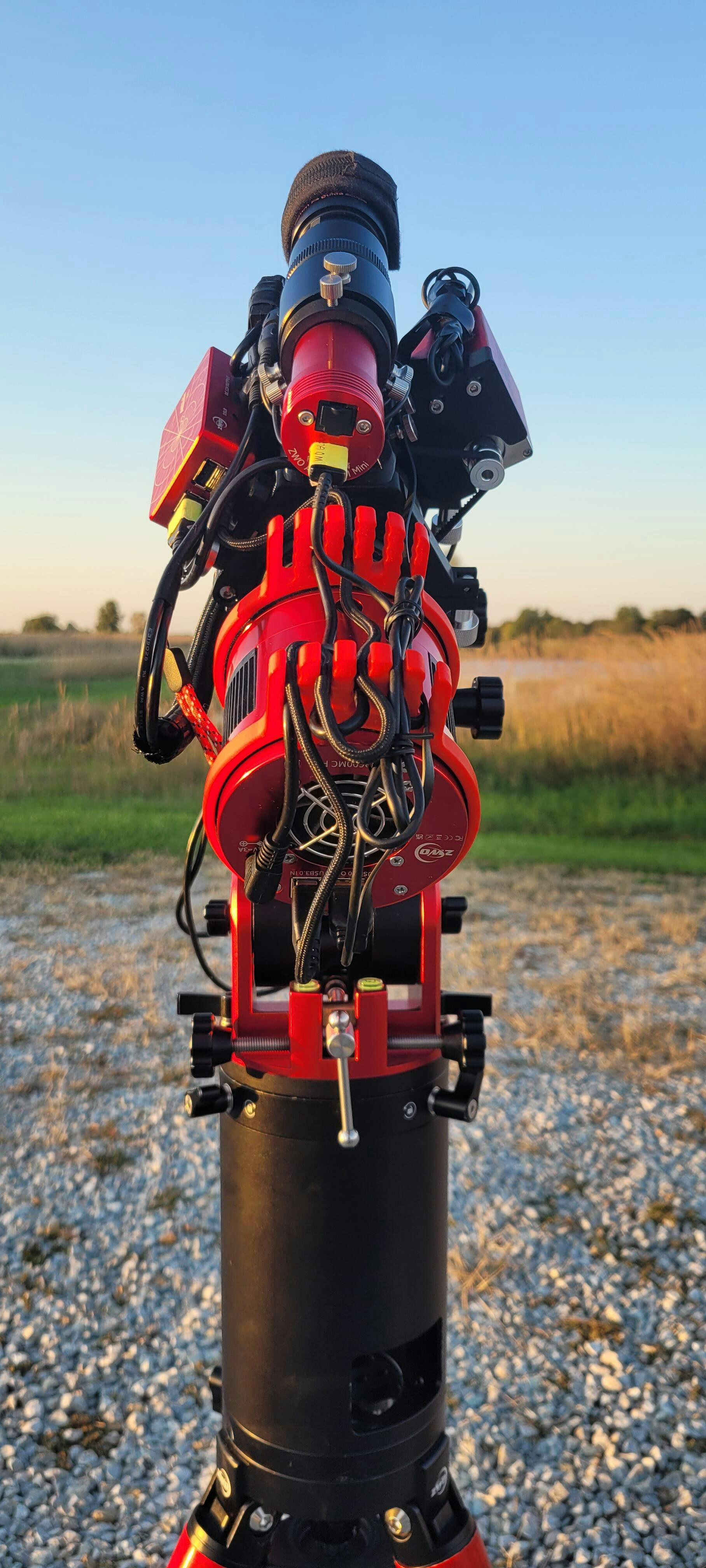 Astrodymium Ring System with ZWO EAF & ASIAIR Mount for Samyang / Roki