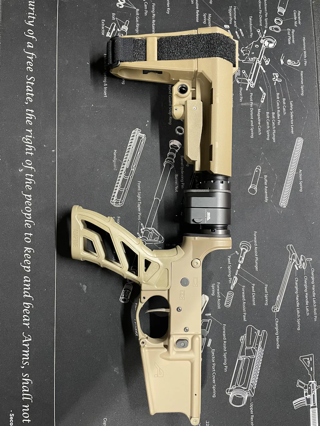 Adaptive Tactical LTG AR-15 Lightweight Tactical Pistol Grip