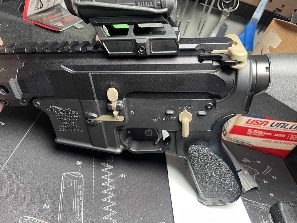 AT3 Tactical AR-15 Safety Selector with Spring and Detent