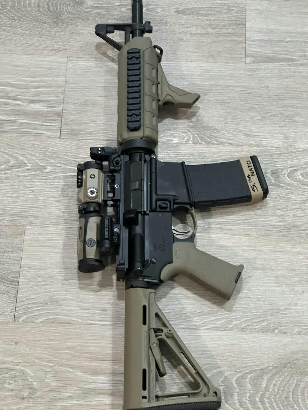 Strike Link Angled Handstop with Cable Management