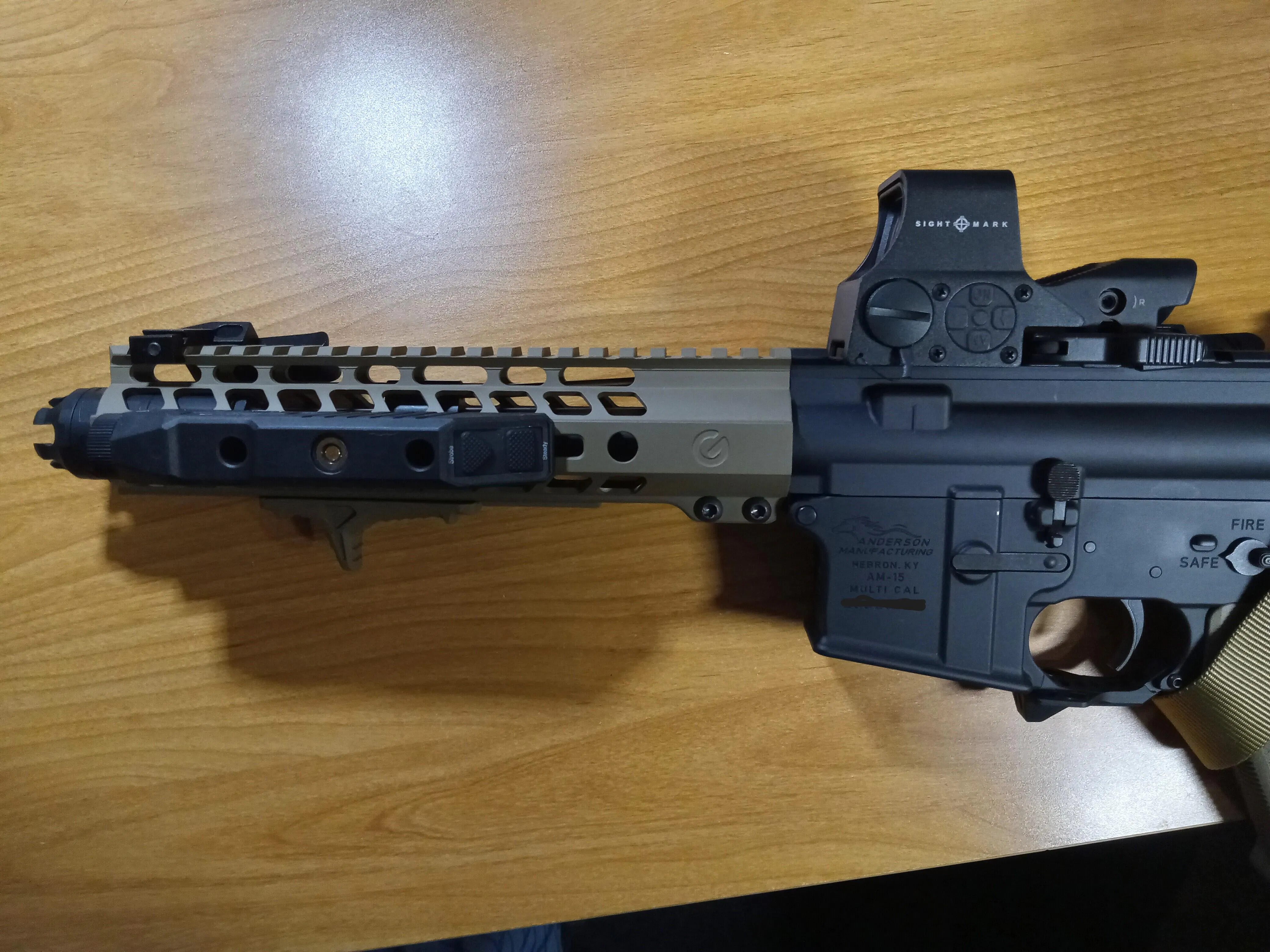 Strike Industries LINK Anchor Handstop - M-LOK/KeyMod - 2 Colors Available