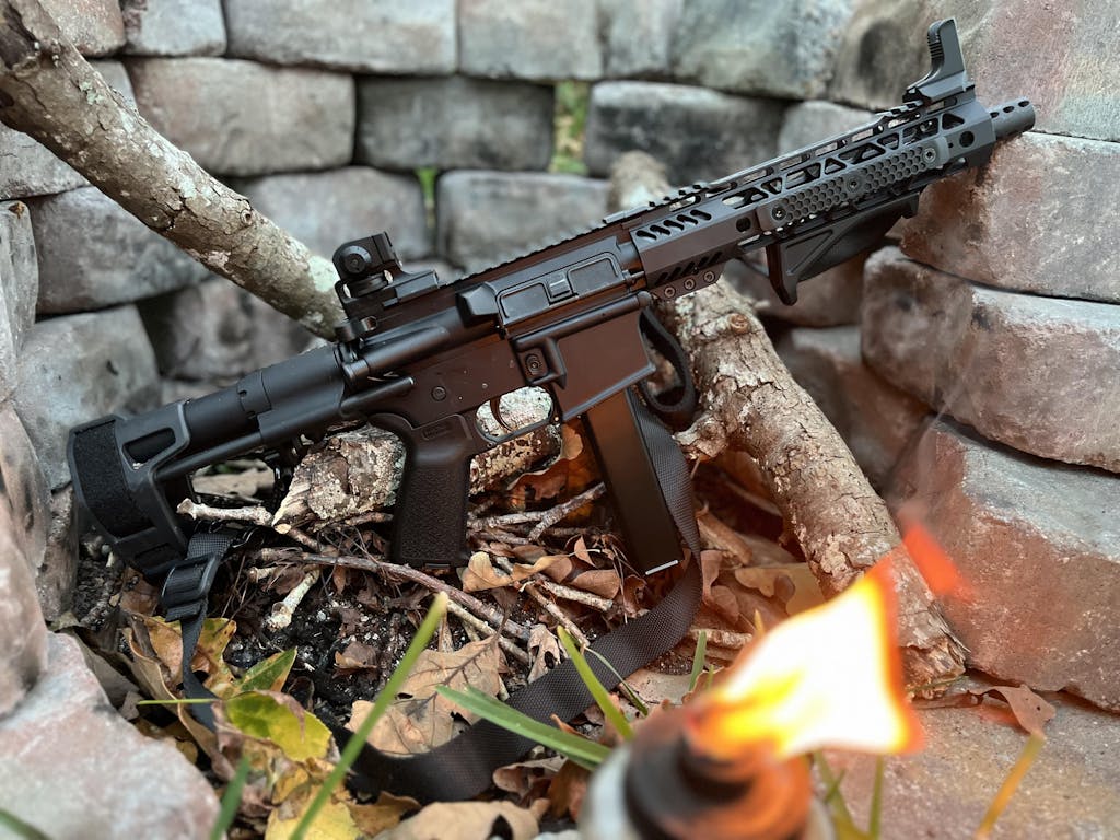 UTG Super Slim Fixed AR-15 Iron Sight Set - Front and Rear