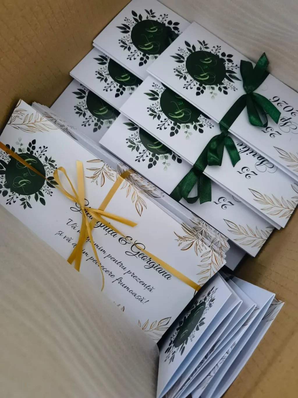 Invitatie Nunta handmade - Model N88 – Atelierul de Hartie