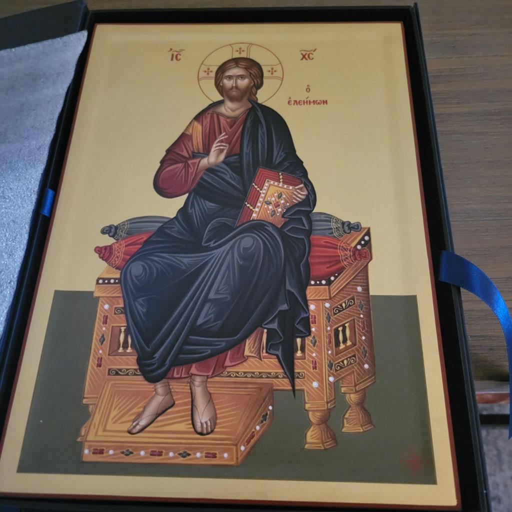 Gold, Byzantine Holy Icons of Jesus Christ | Athonite