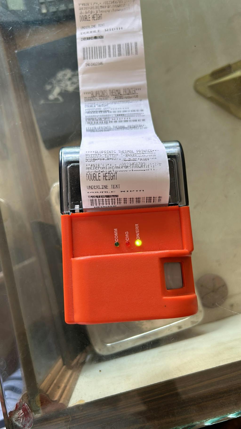 VRIDDHI Star L1 Wireless Fingerprint Scanner & BluPrints Thermal Print ...