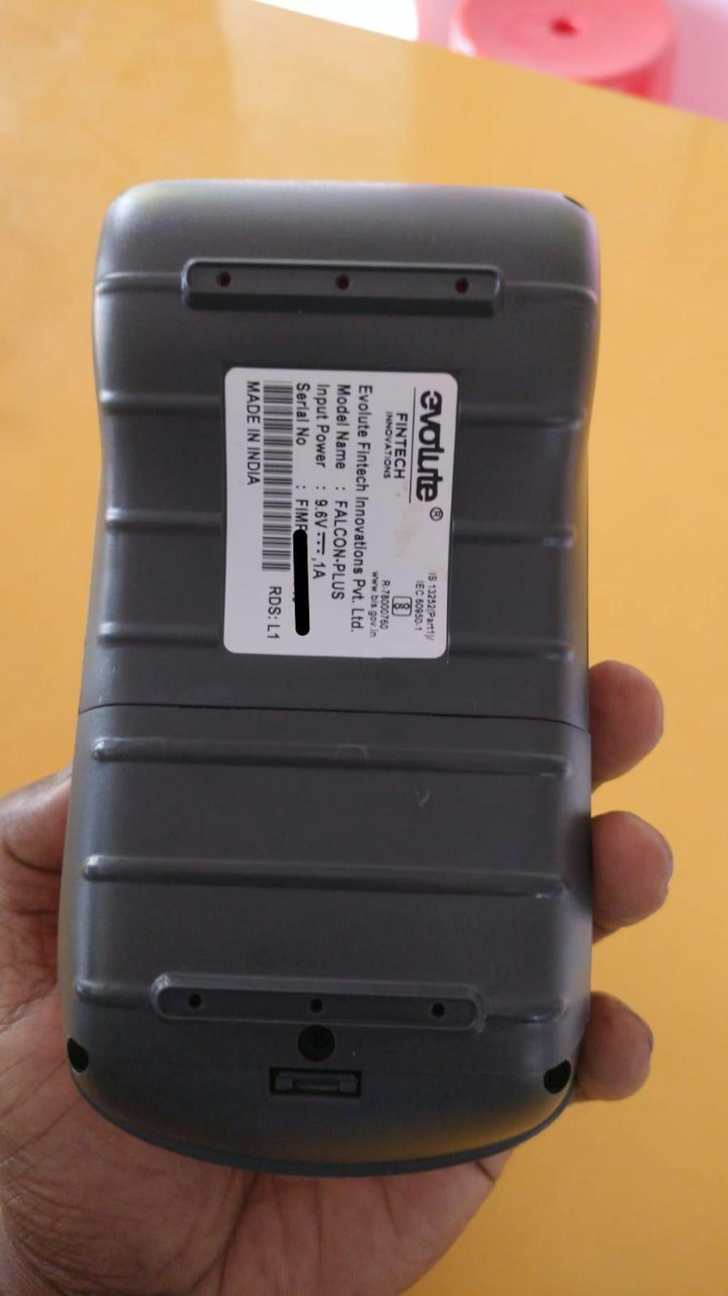 Evolute Falcon Plus L1 Bluetooth Thermal Printer & Wireless Fingerprint ...