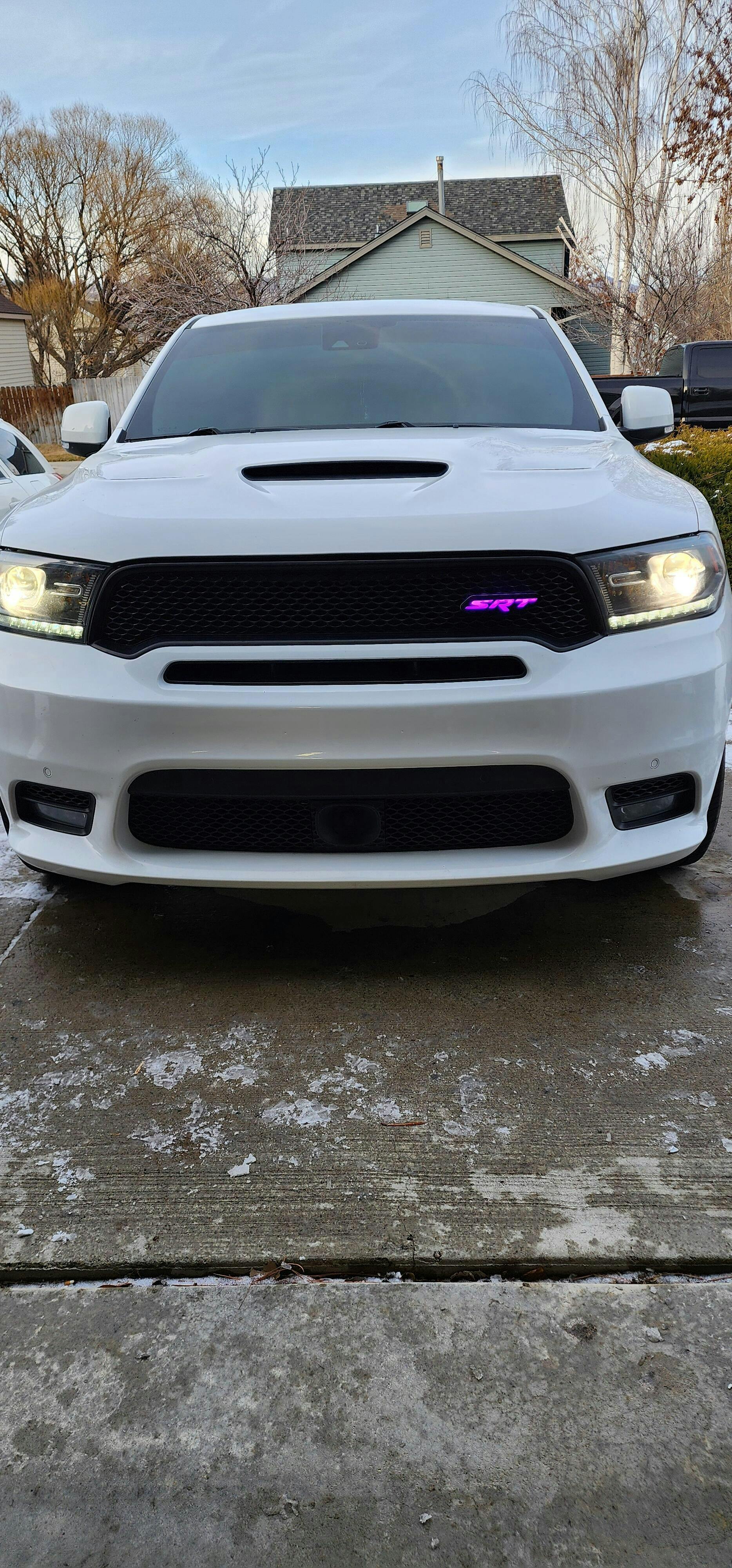 SRT® LED Illuminated Badge - White or RGB - Grille or Body Mount - Off ...
