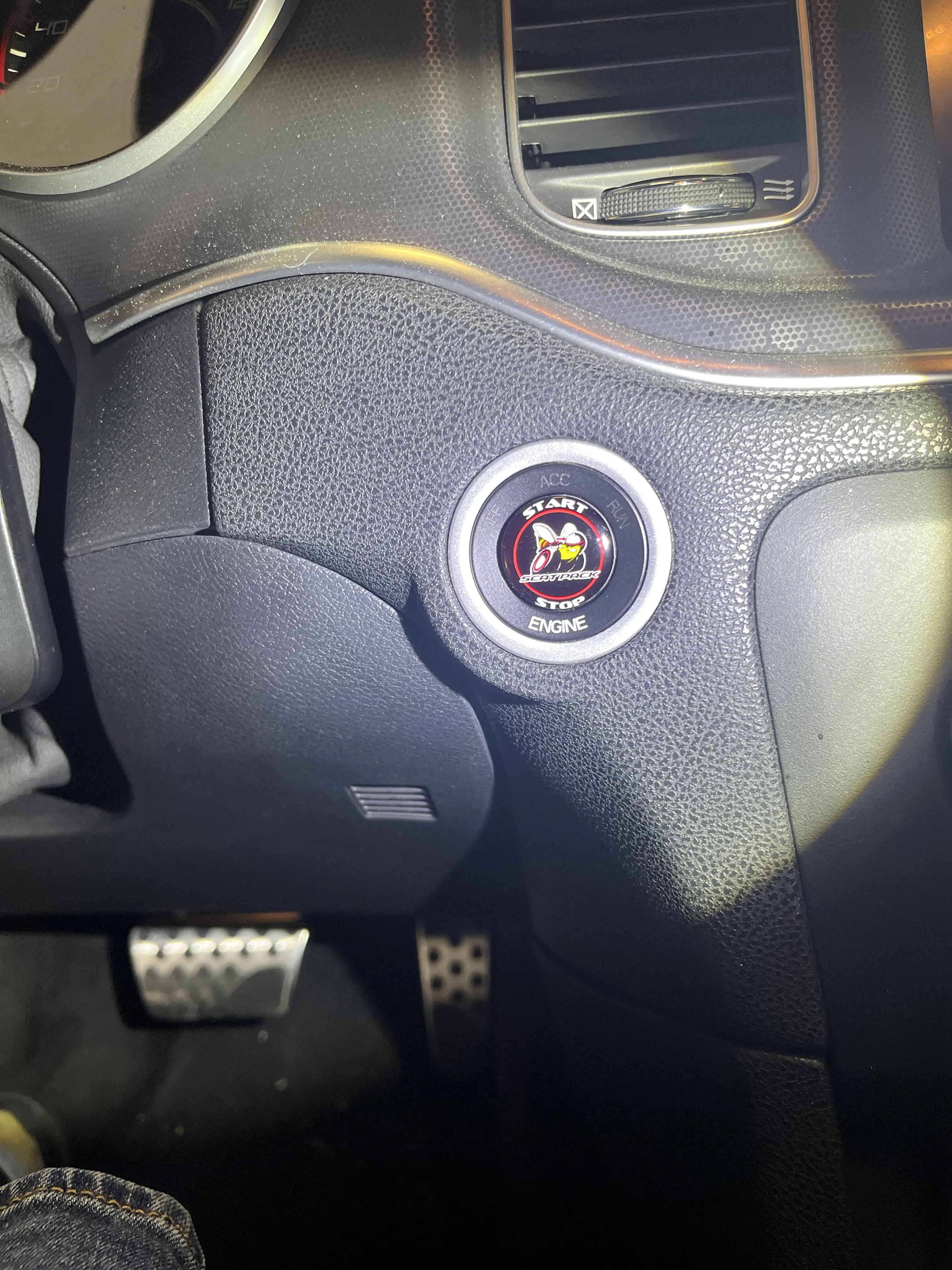 Scatpack® Engine Start Button Overlay - Officially Licensed Product ...