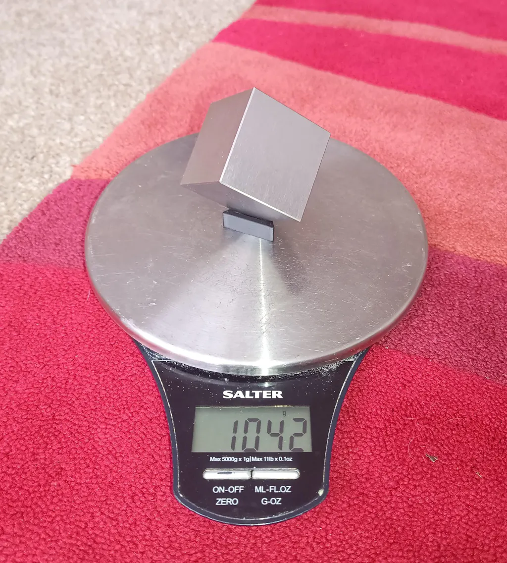 1.5-Inch Tungsten Cube (1kg) – Atomic Cubes