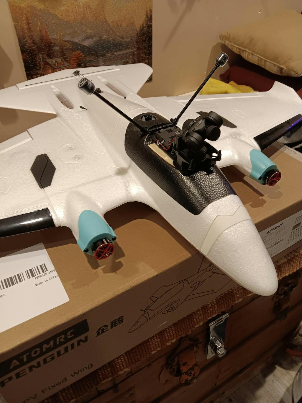 ATOMRC Penguin Twin Motor FPV RC Fixed Wing Aircraft Airplanes Outdoor ...