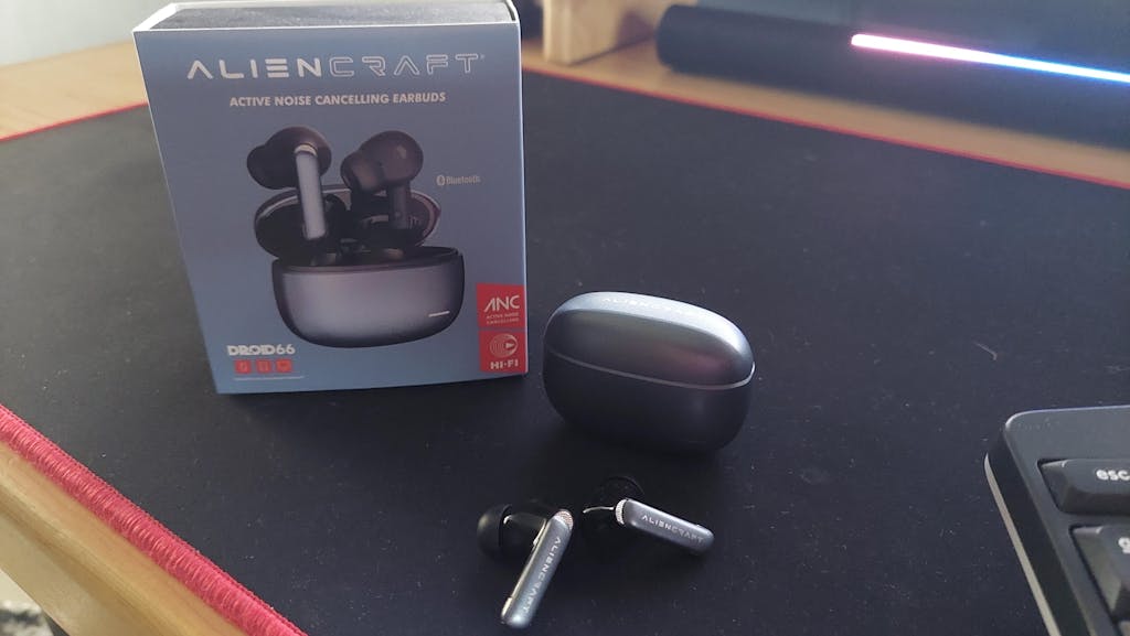 Audífonos Avanzados Bluetooth Tri-Mode Aliencraft DROID66 - Nubian Gra – Audiofilia.com