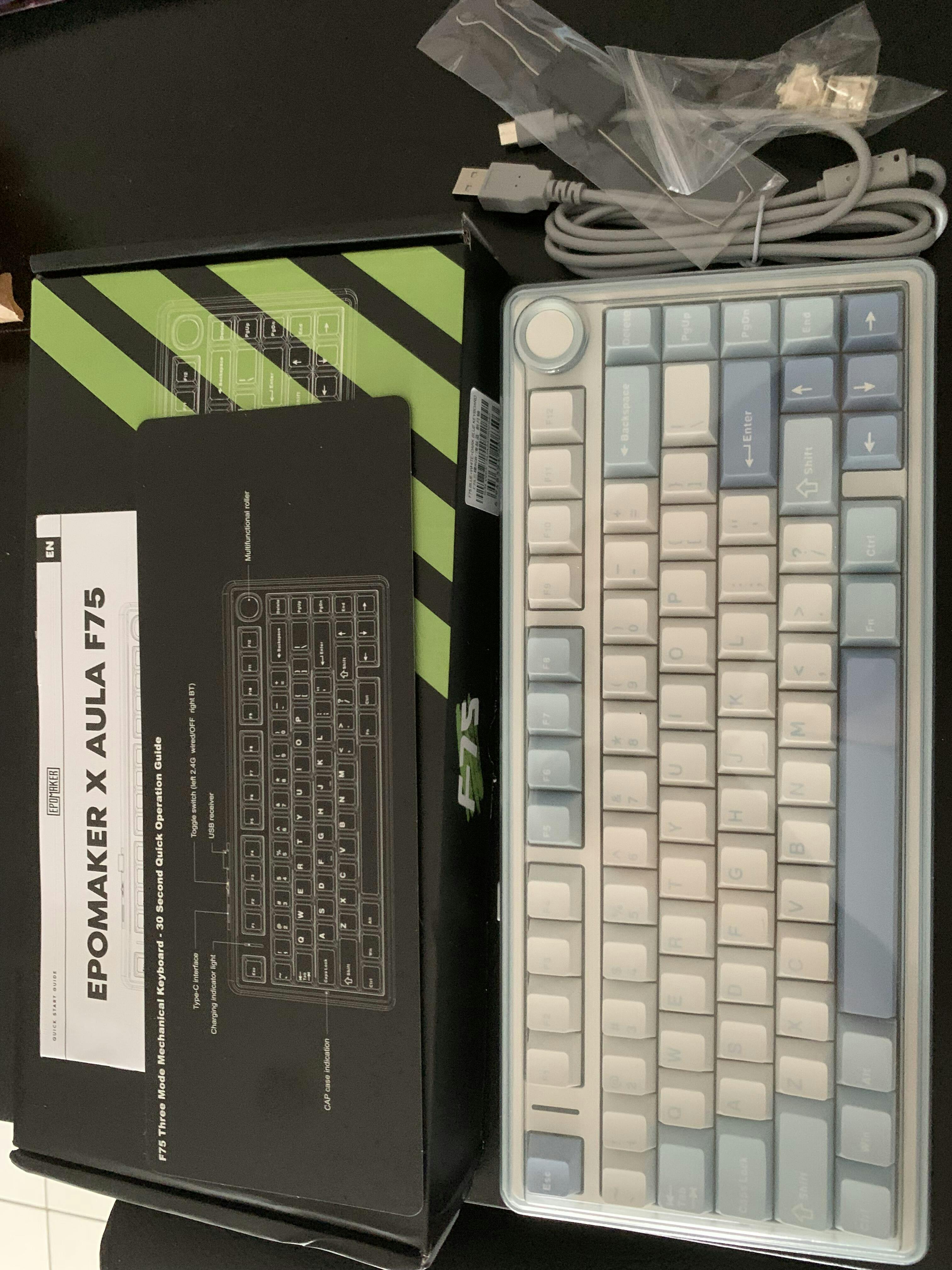 AULA 75% Gasket Wireless Mechanical Keyboard