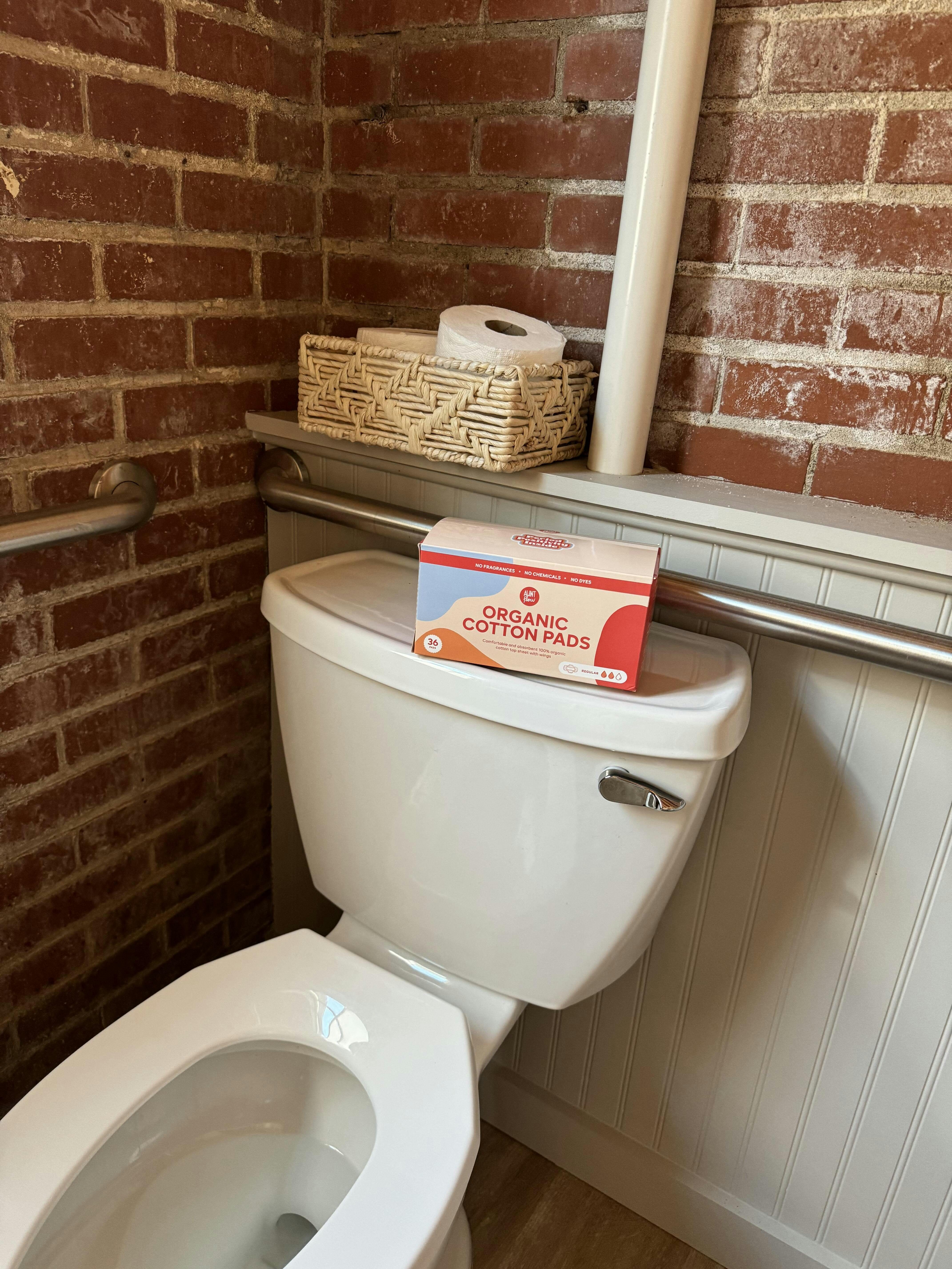 Organic Cotton Pad With Wings | Aunt Flow