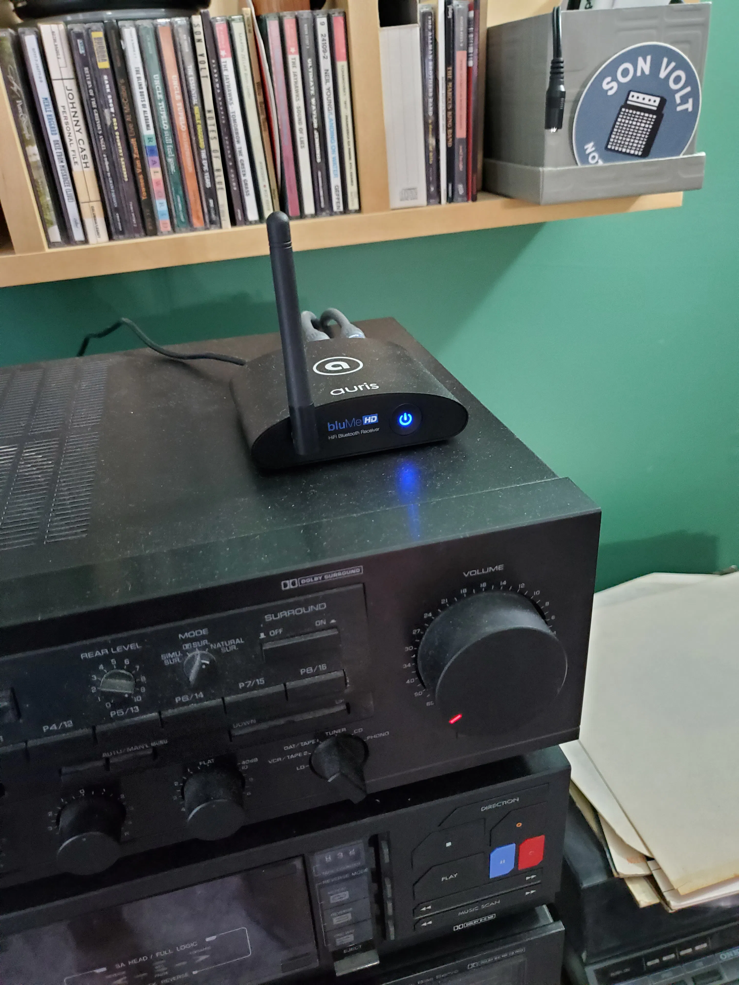 Auris bluMe HD Bluetooth 5.0 Music Receiver with Audiophile DAC and ap ...