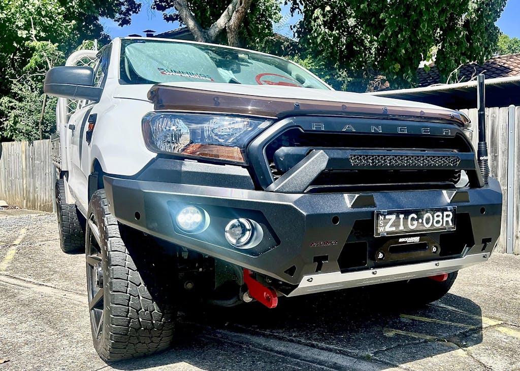 PX2 & PX3 Ford Ranger GT Bumper No Loop Bull Bar - Rockarmor 4x4