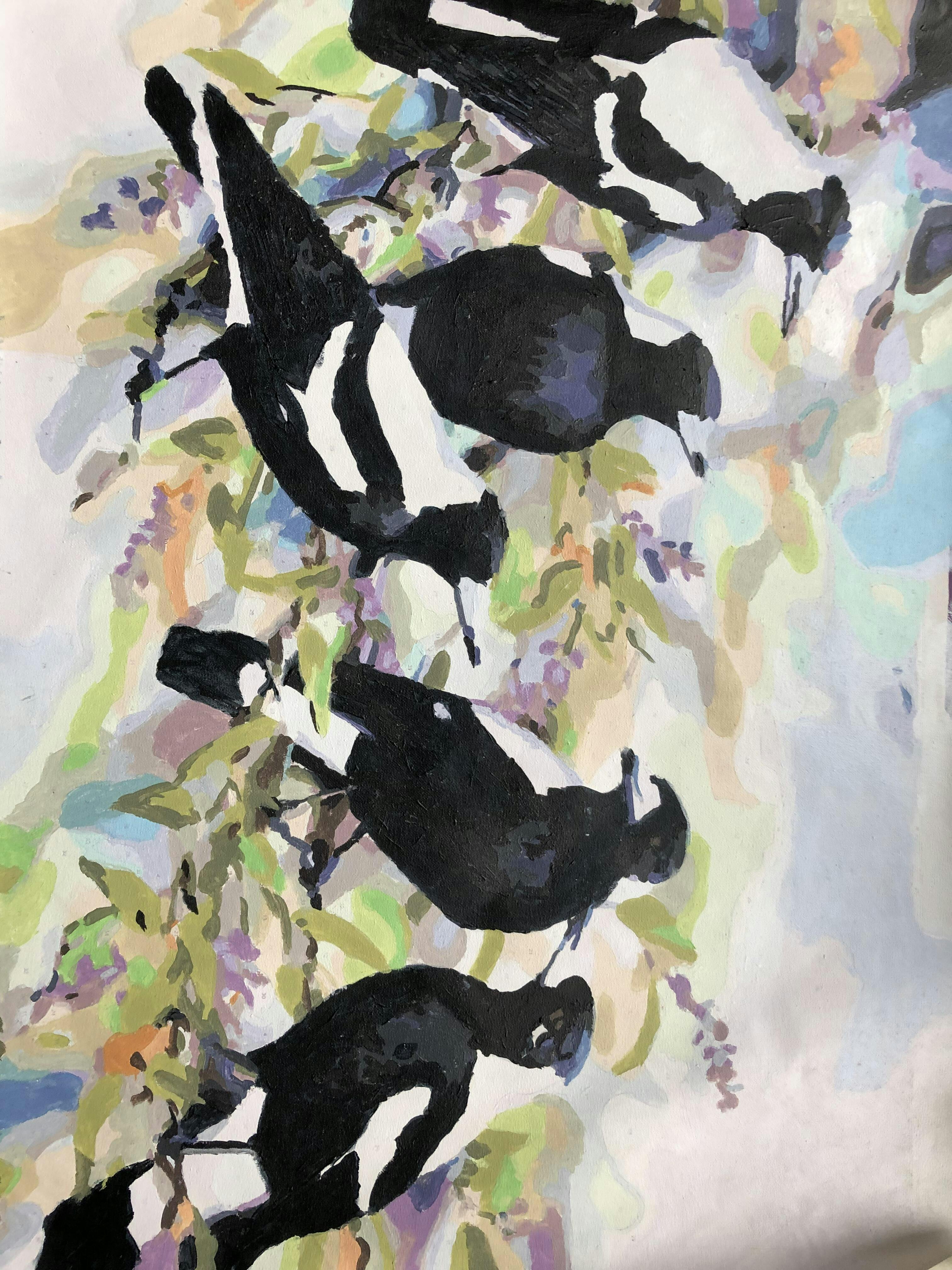 5 Magpies – Australia Paint By Numbers