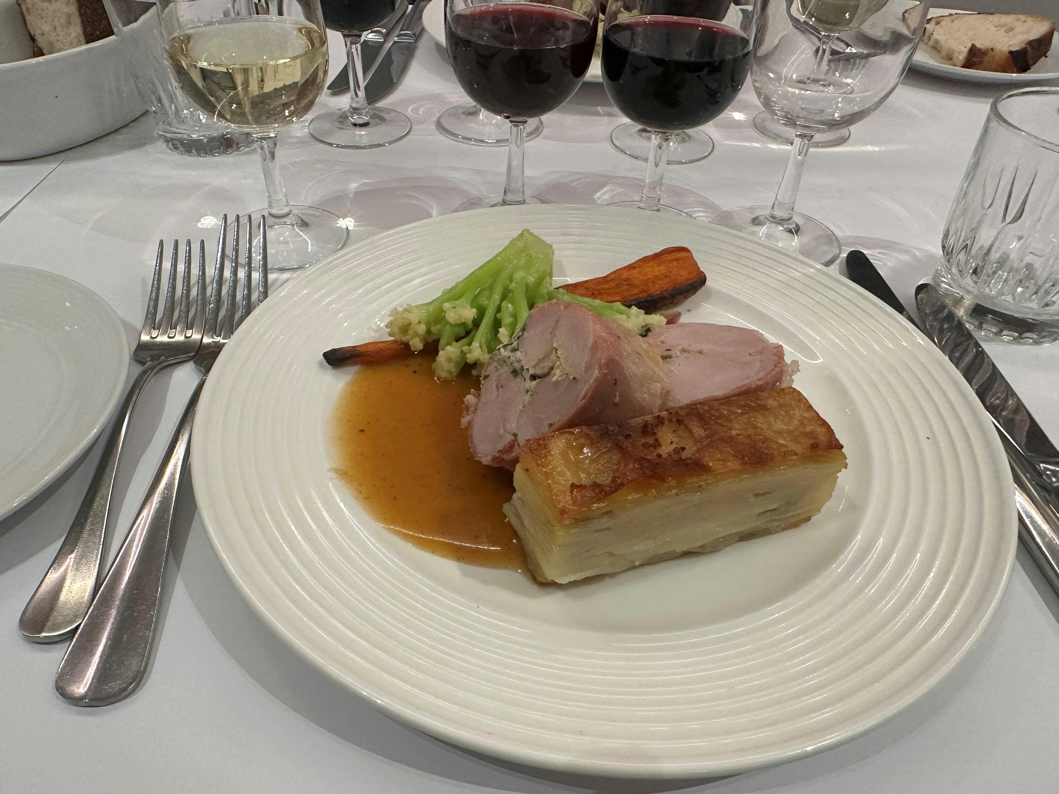 Creamy braised wild rabbit with cider, bacon, prunes and sage ...