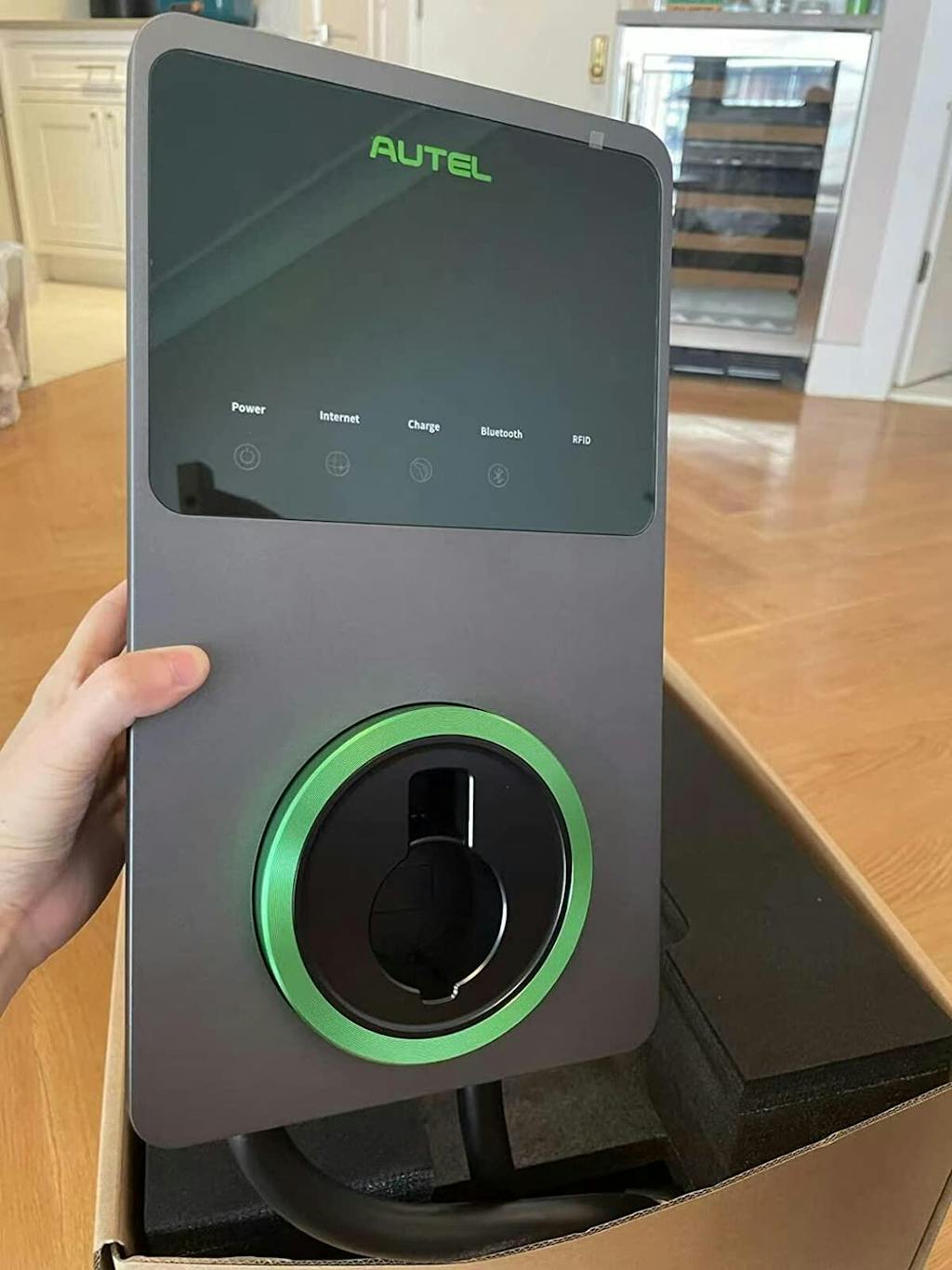 MaxiCharger AC Elite Home 40A - NEMA 6-50 - EV Charger With In-Body Ho ...