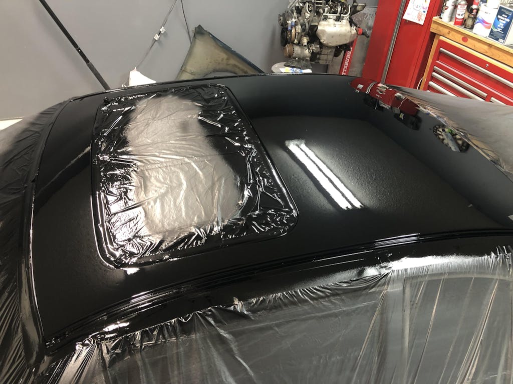 High Gloss Ultra Jet Black Acrylic Urethane Single Stage Gallon Paint ...
