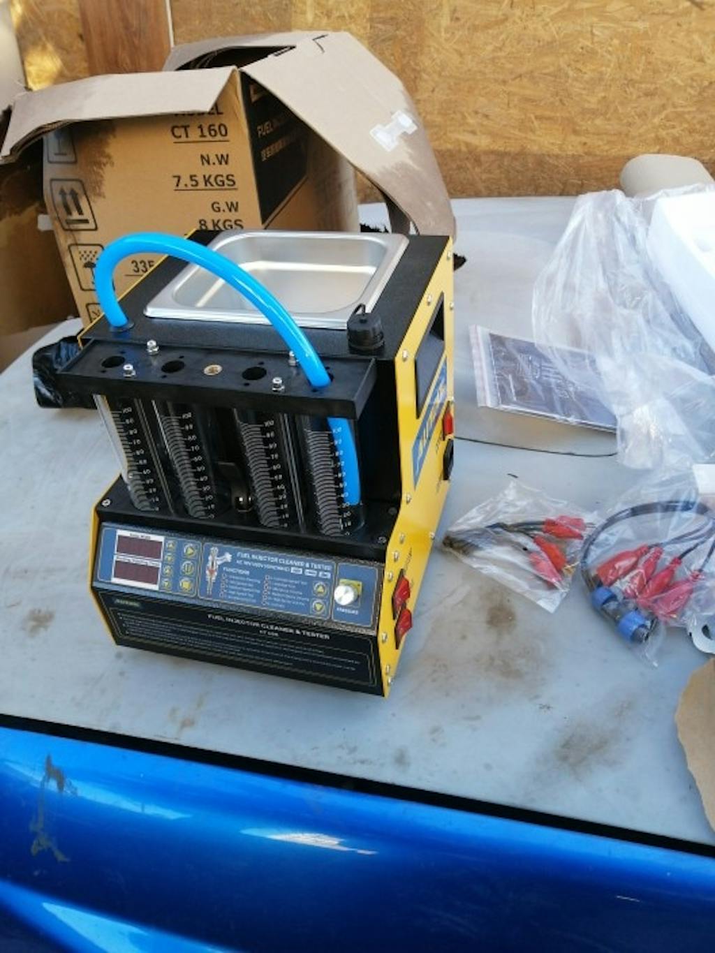 AUTOOL CT160 Fuel Injector Heating Ultrasonic Cleaner & Tester Machine ...