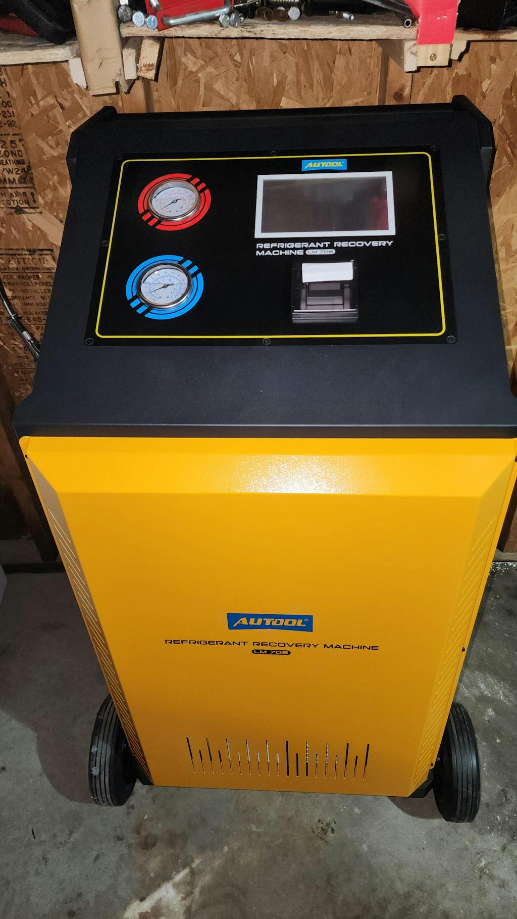 Automotive Refrigerant Freon Recovery Machine – AUTOOL LM708 - AUTOOL