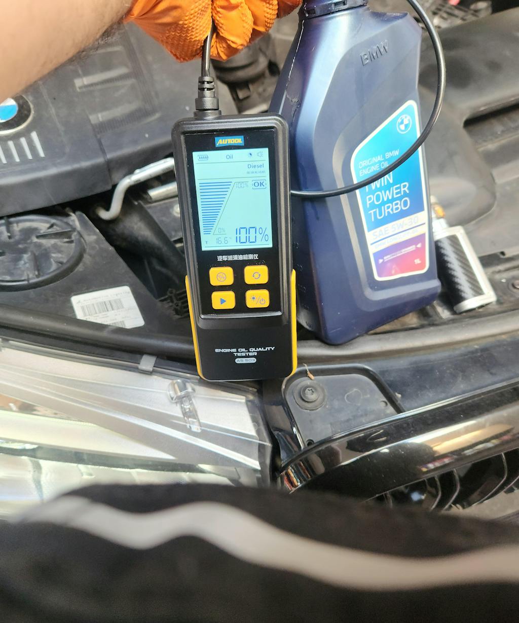 AUTOOL AS503 Engine Oil Tester with Digital Display - AUTOOL